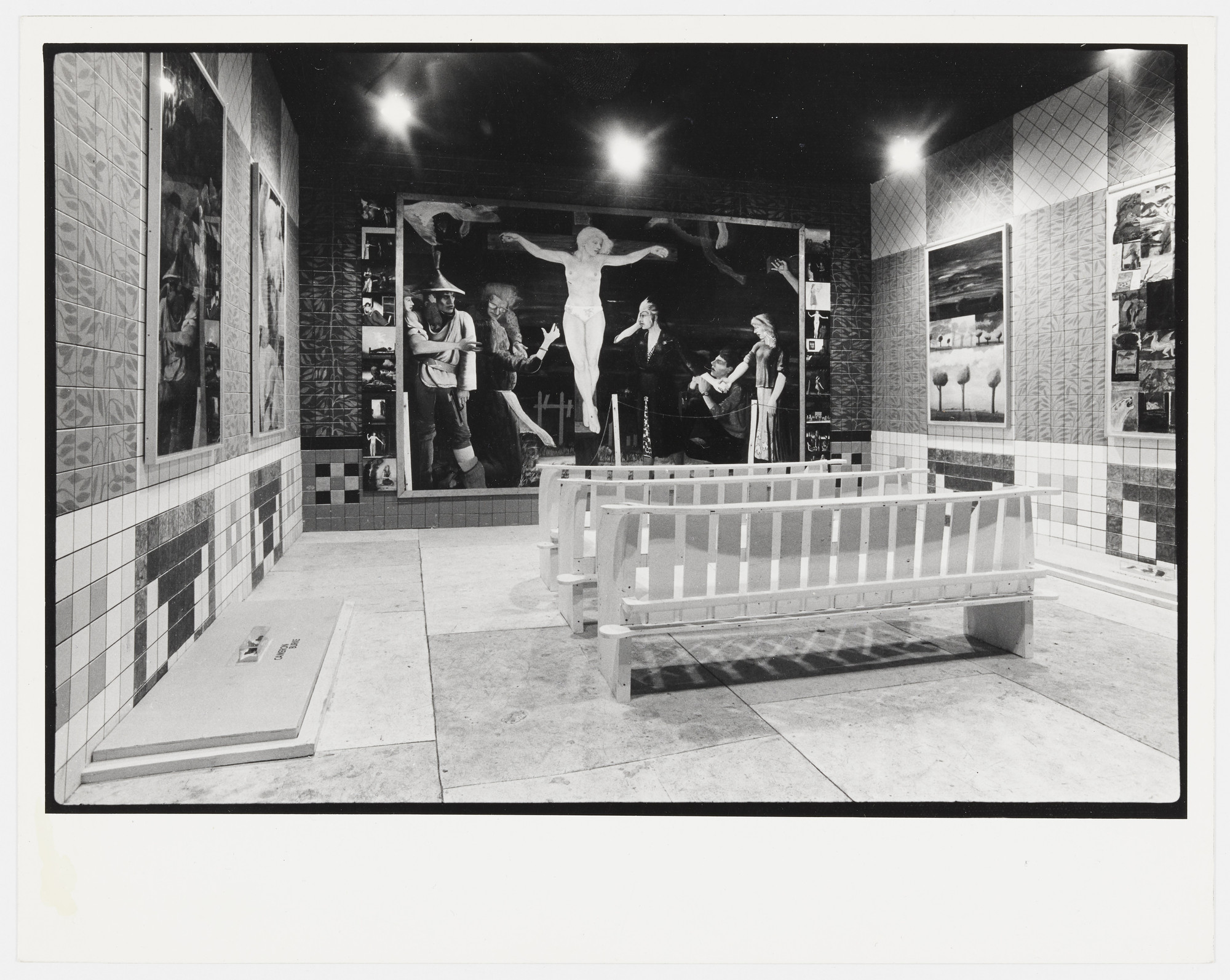 Installation view of "The Chapel to Christ as a Woman" by Milo Reice in ...