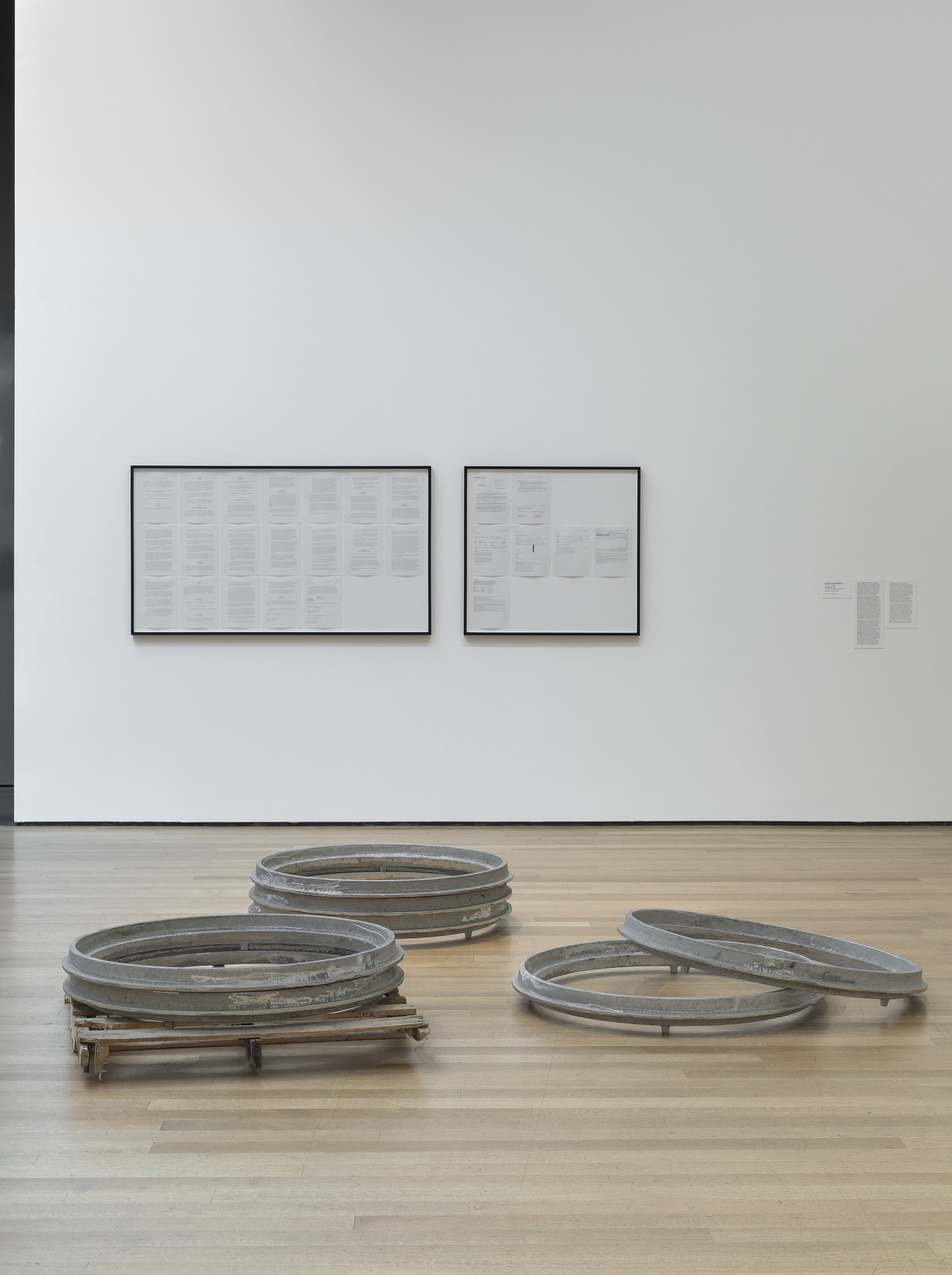 Installation view of the exhibition "Unfinished Conversations: New Work ...