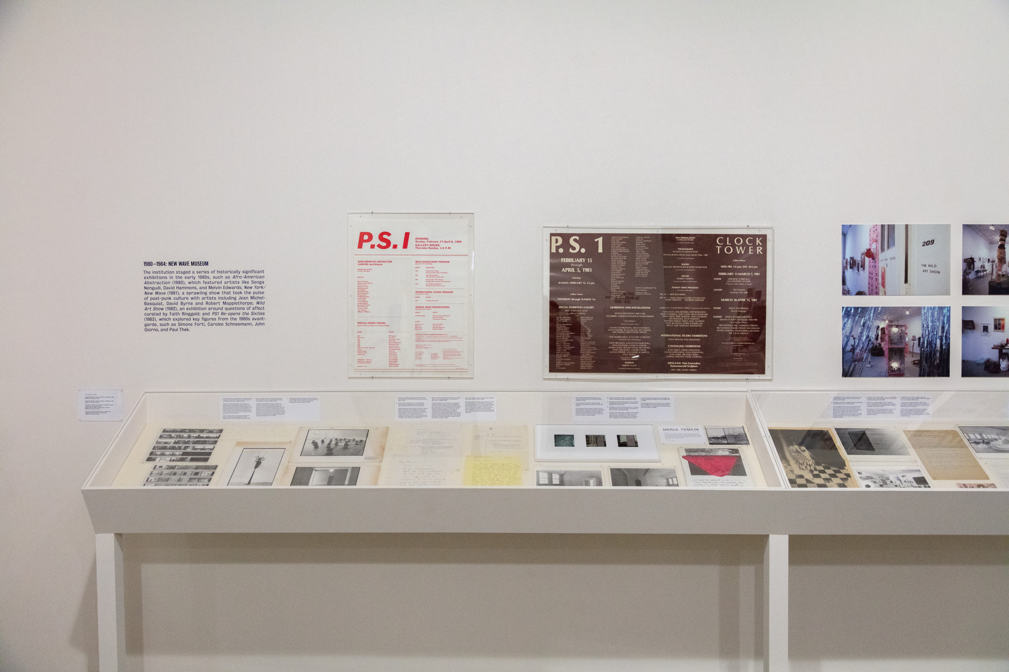 Installation view of the exhibition "A Bit of Matter: The MoMA PS1 ...