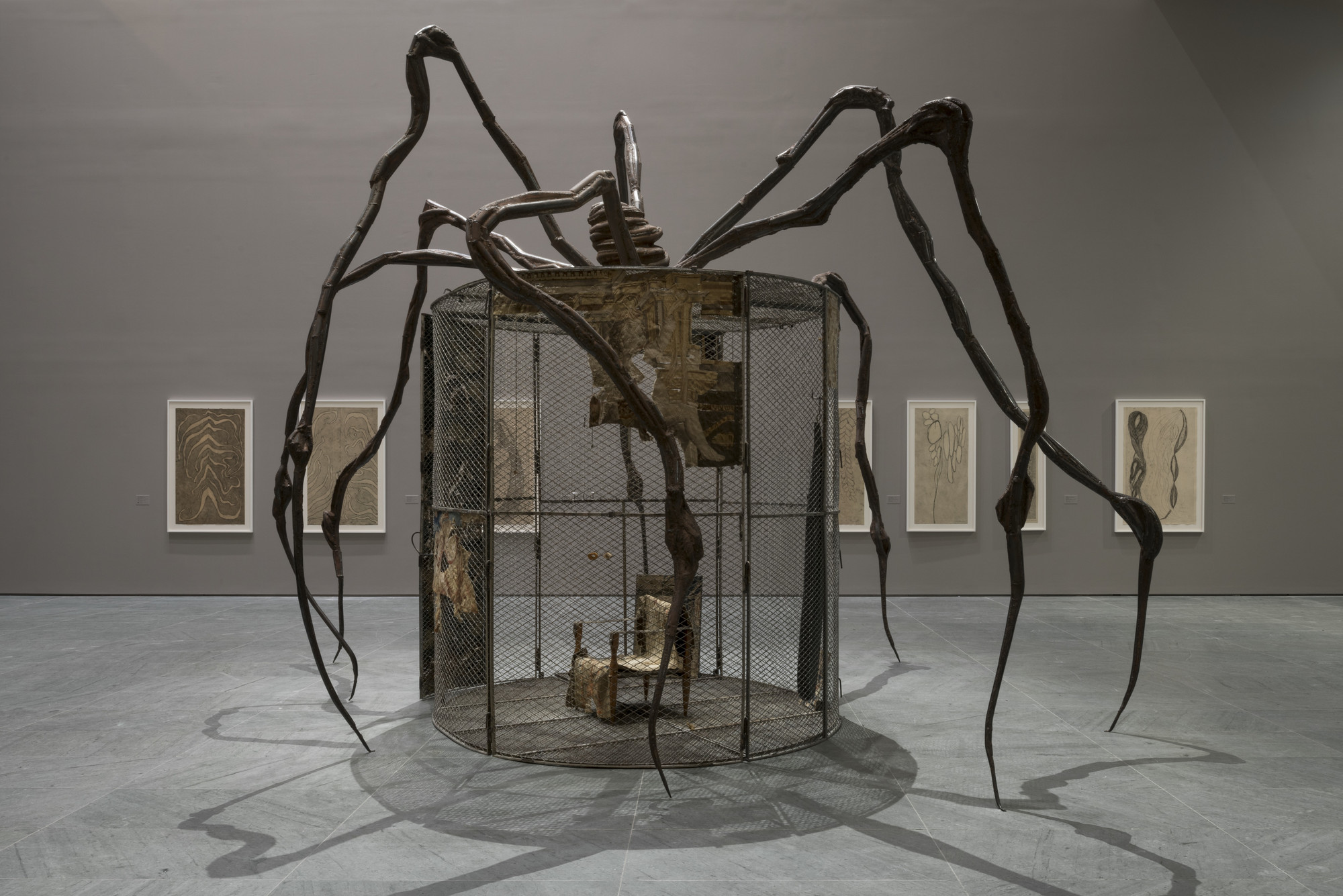 Installation view of the exhibition "Louise Bourgeois: An Unfolding ...