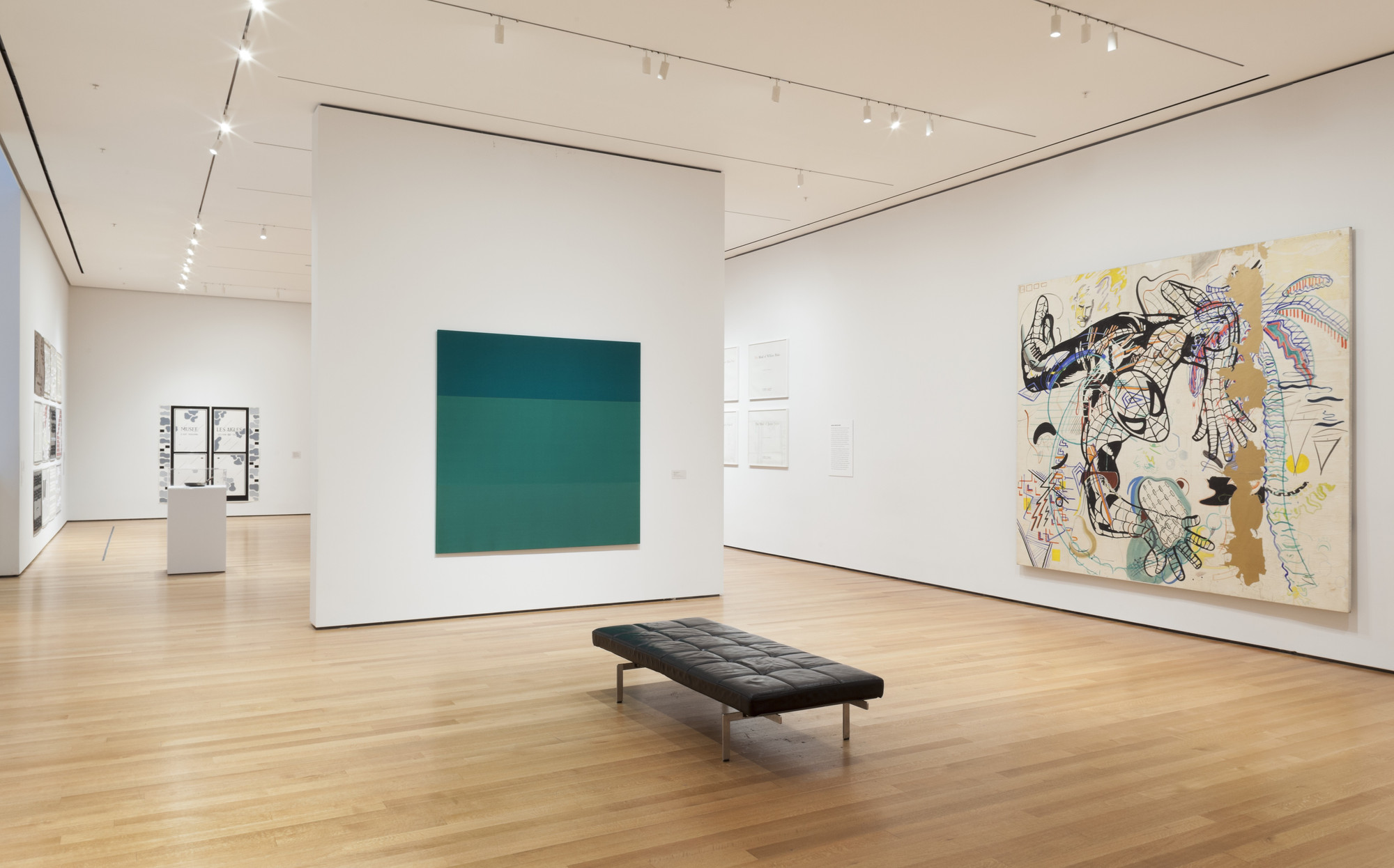 Installation view of the exhibition "Painting and Sculpture Changes ...