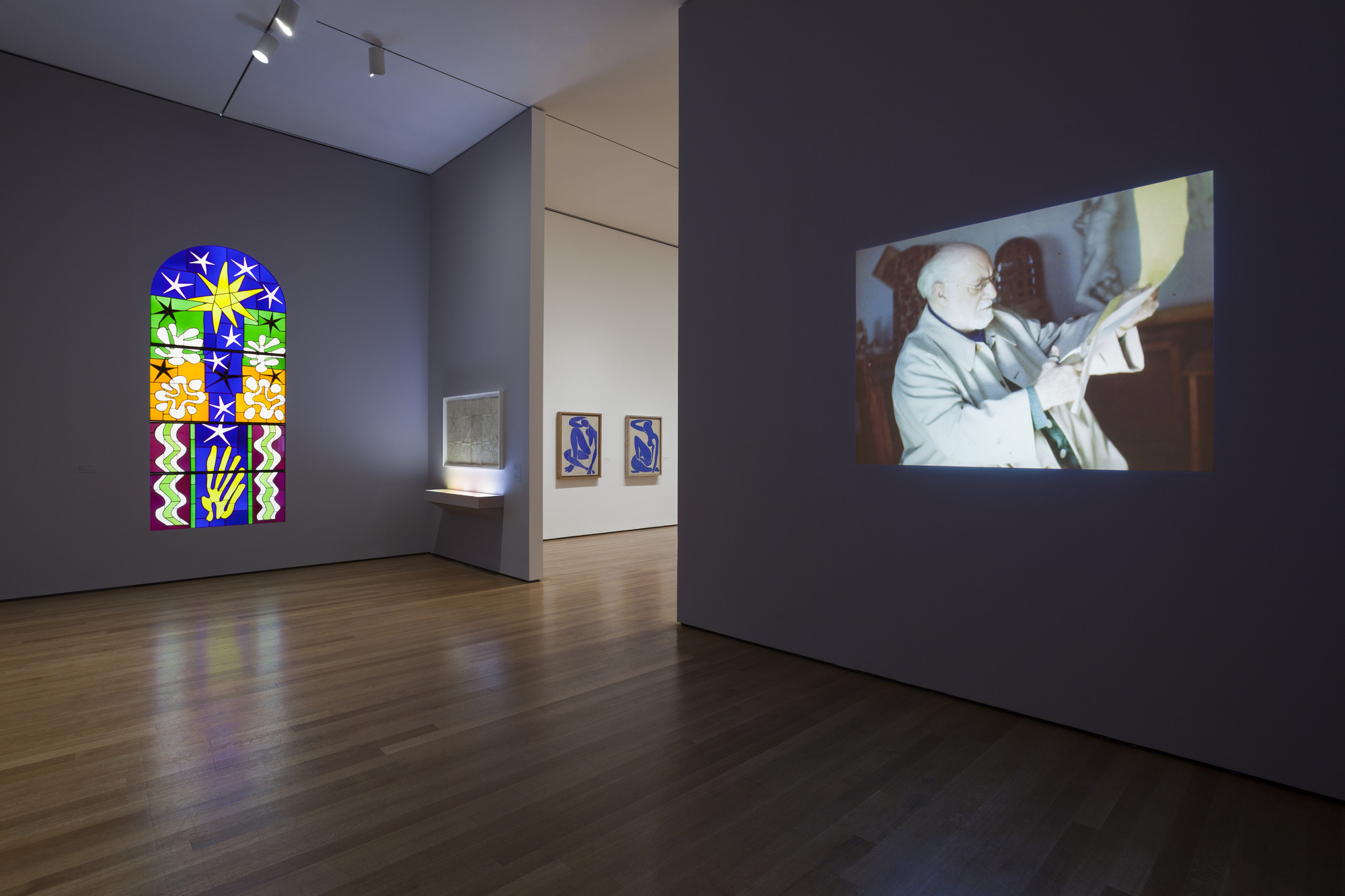 Installation view of the exhibition "Henri Matisse: The Cut-Outs" | MoMA