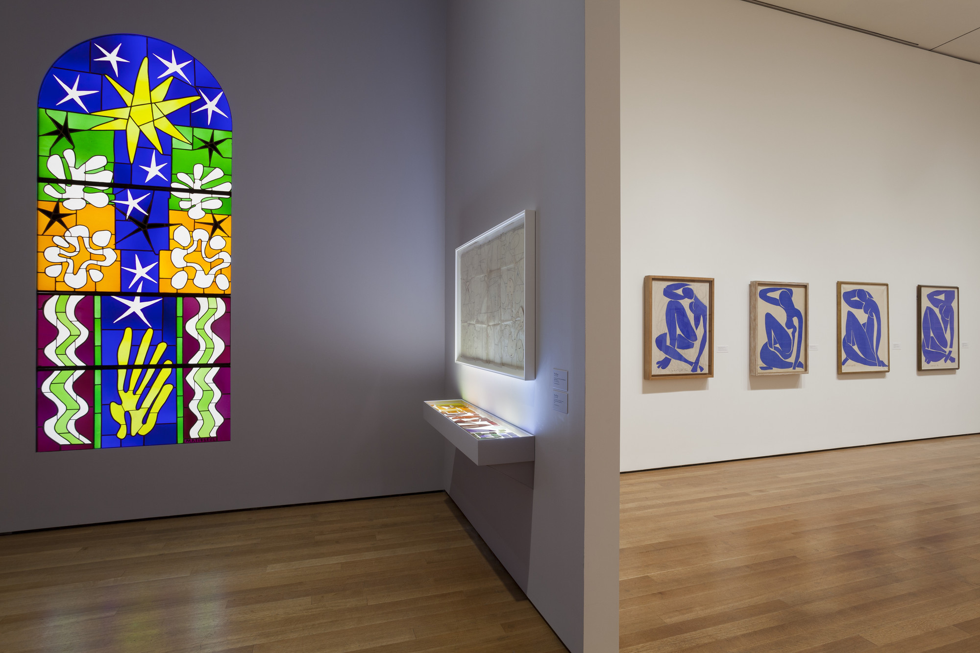 Installation view of the exhibition "Henri Matisse: The Cut-Outs" | MoMA