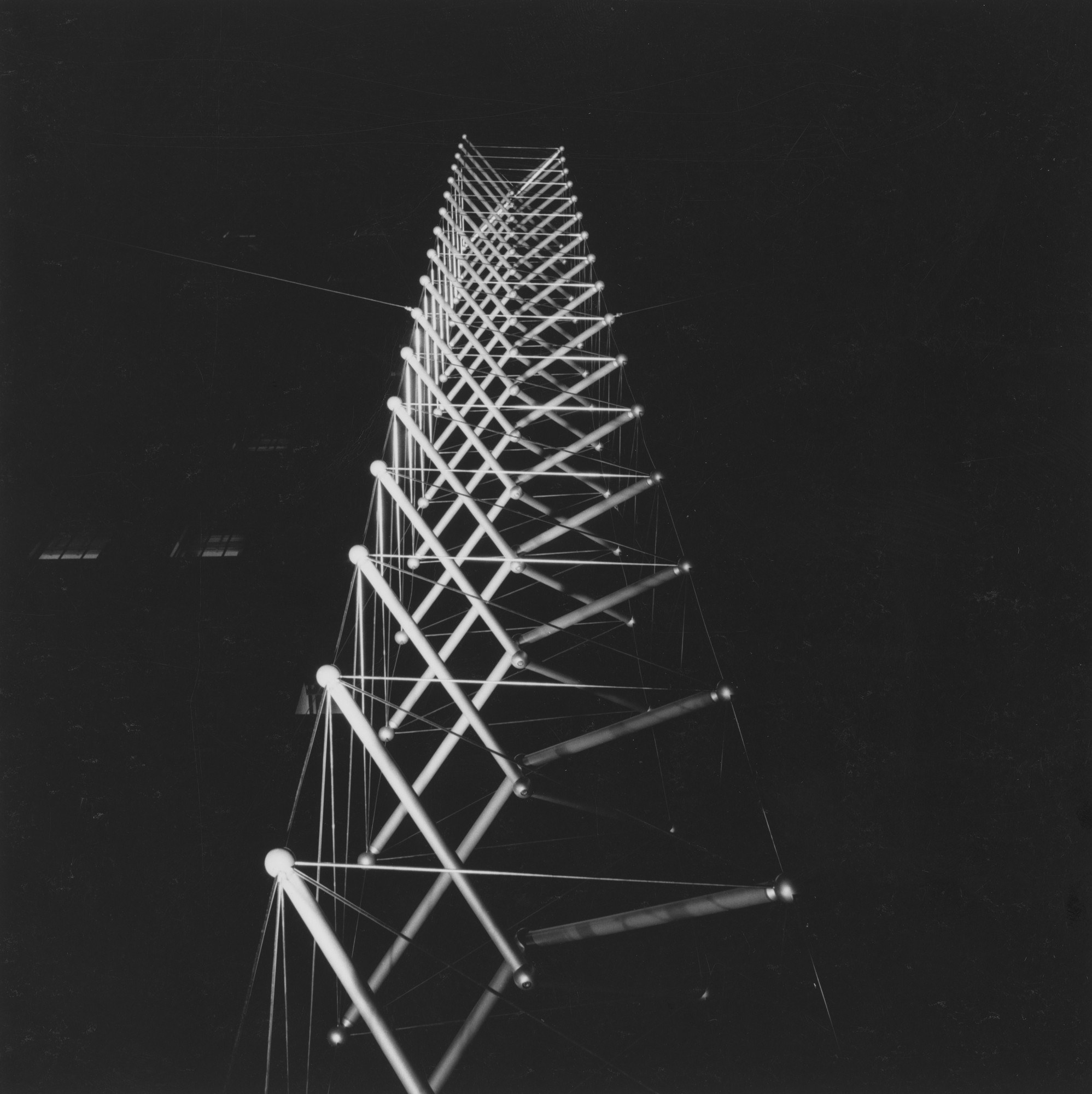 Installation view of the exhibition "Three Structures by Buckminster Fuller" | MoMA