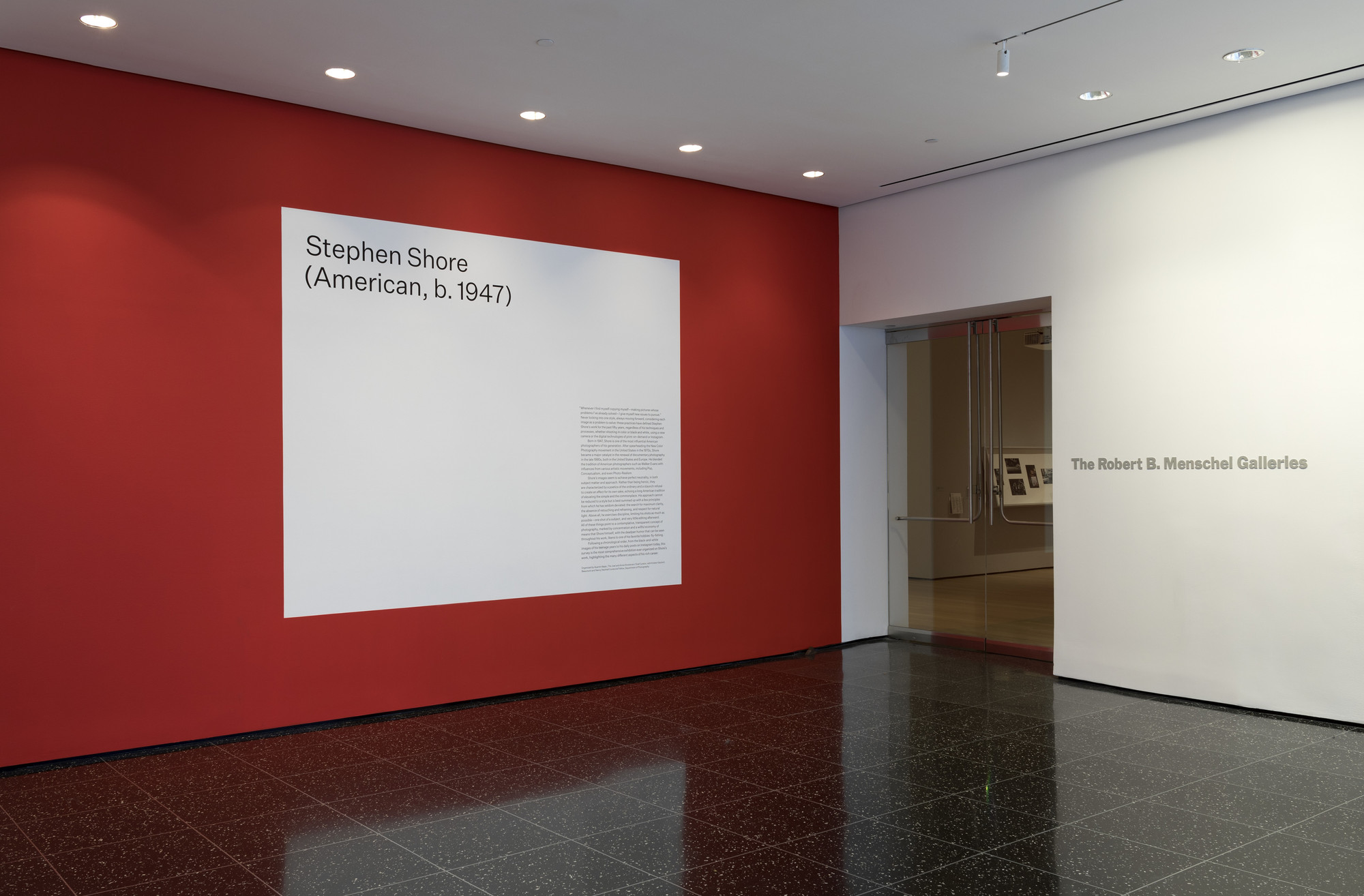 Installation view of the exhibition "Stephen Shore" | MoMA