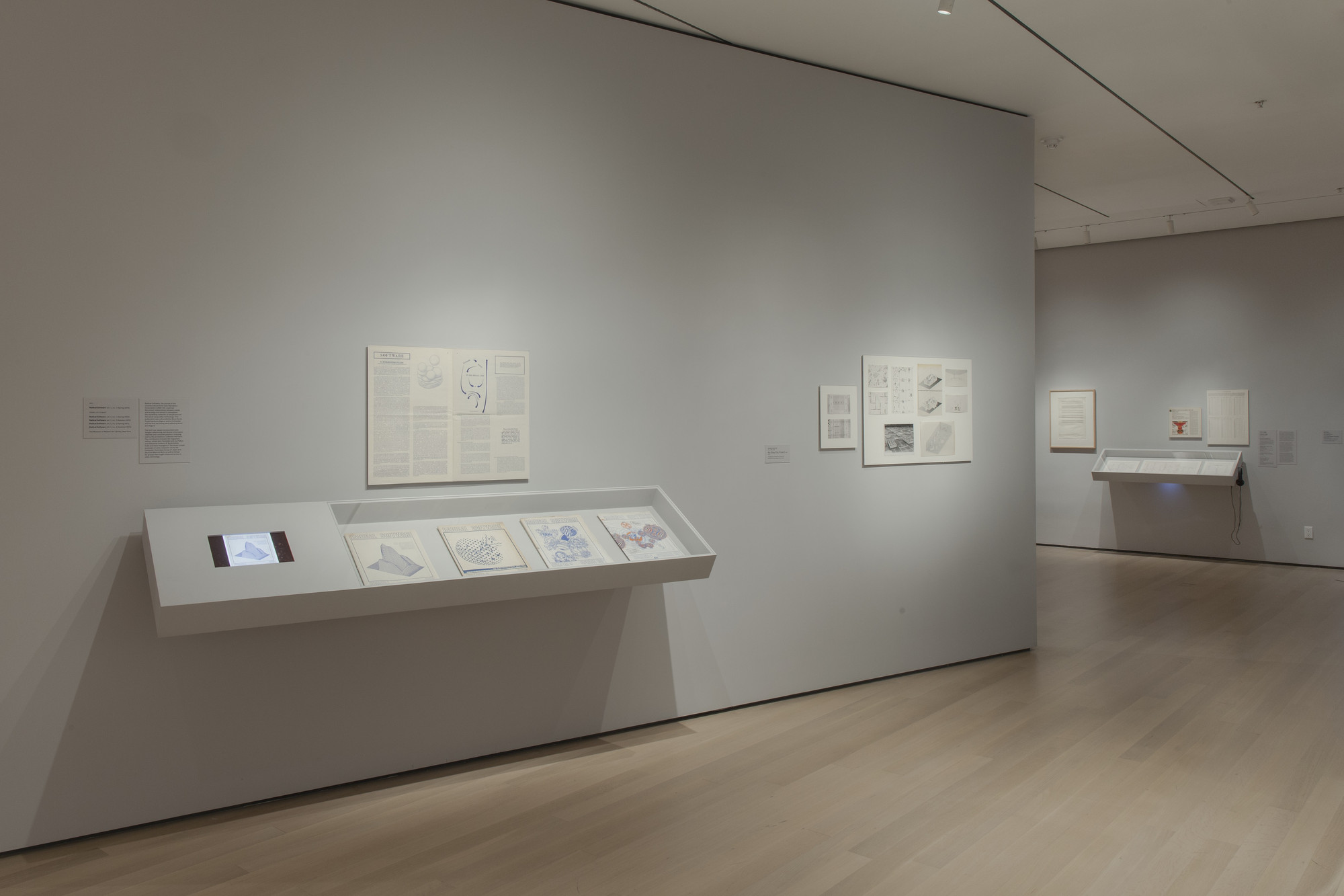 Installation view of the exhibition "Thinking Machines: Art and Design ...