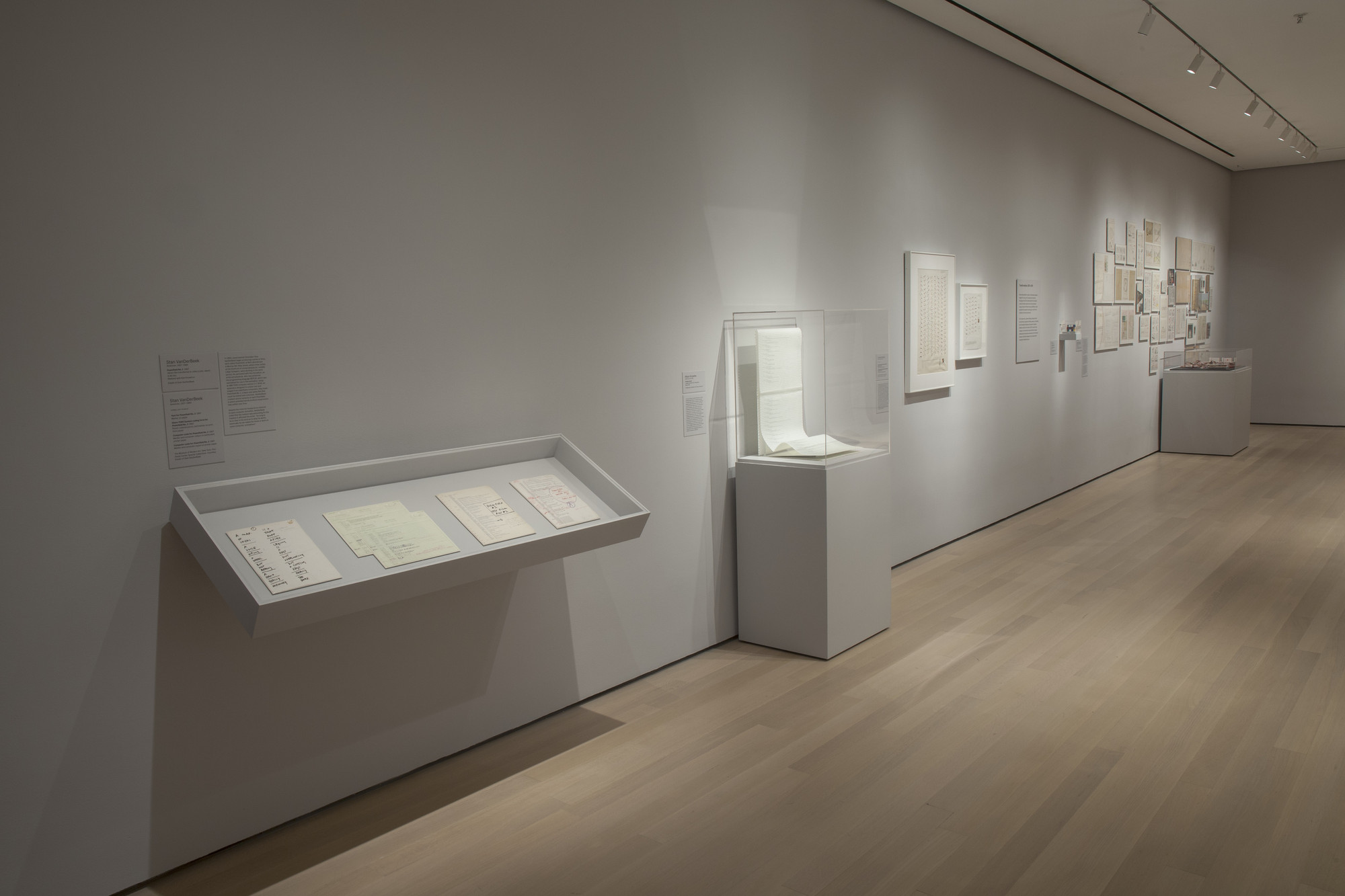 Installation view of the exhibition "Thinking Machines: Art and Design ...