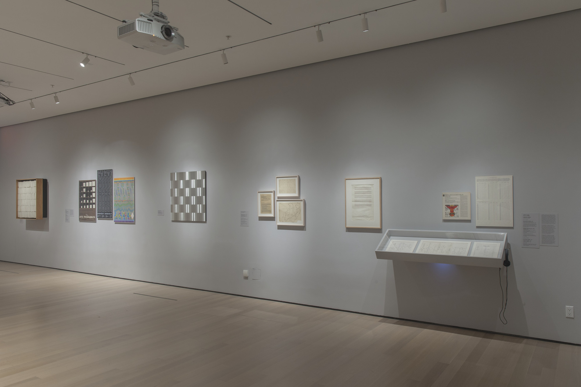 Installation view of the exhibition "Thinking Machines: Art and Design ...