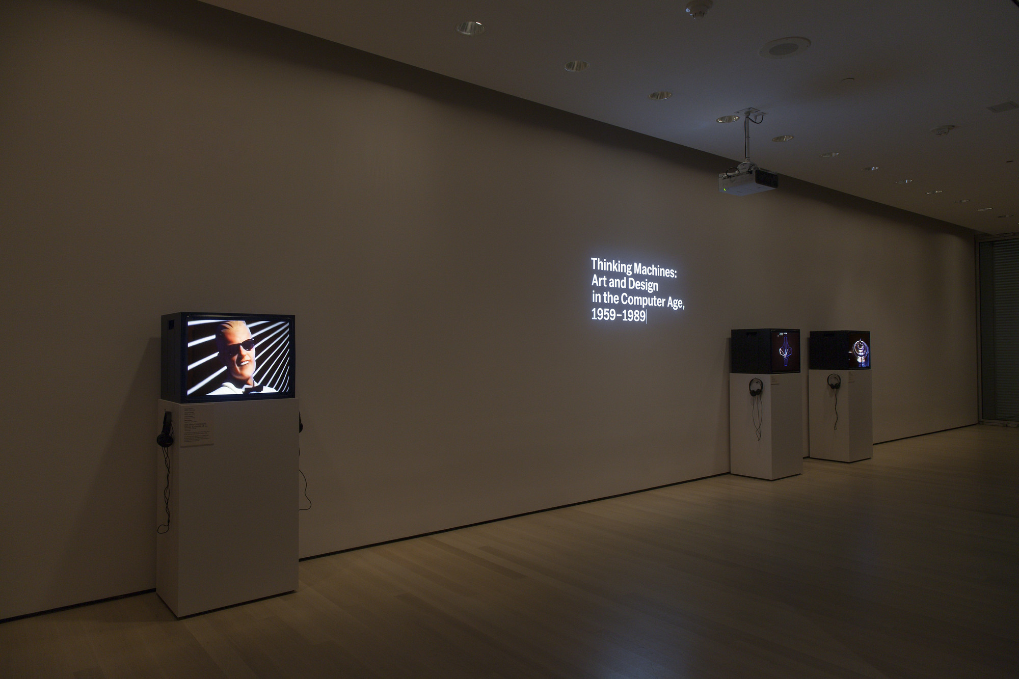 Installation view of the exhibition "Thinking Machines: Art and Design ...