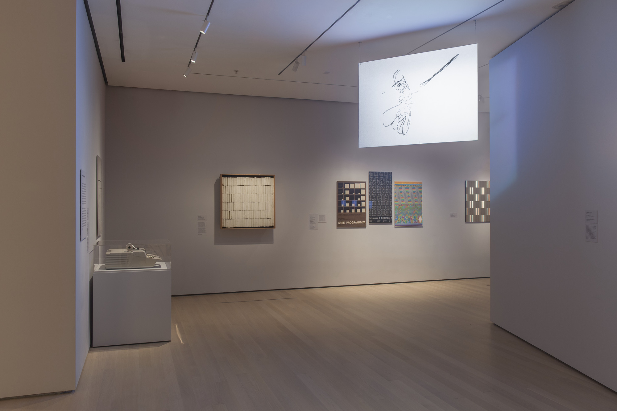 Installation view of the exhibition "Thinking Machines: Art and Design ...