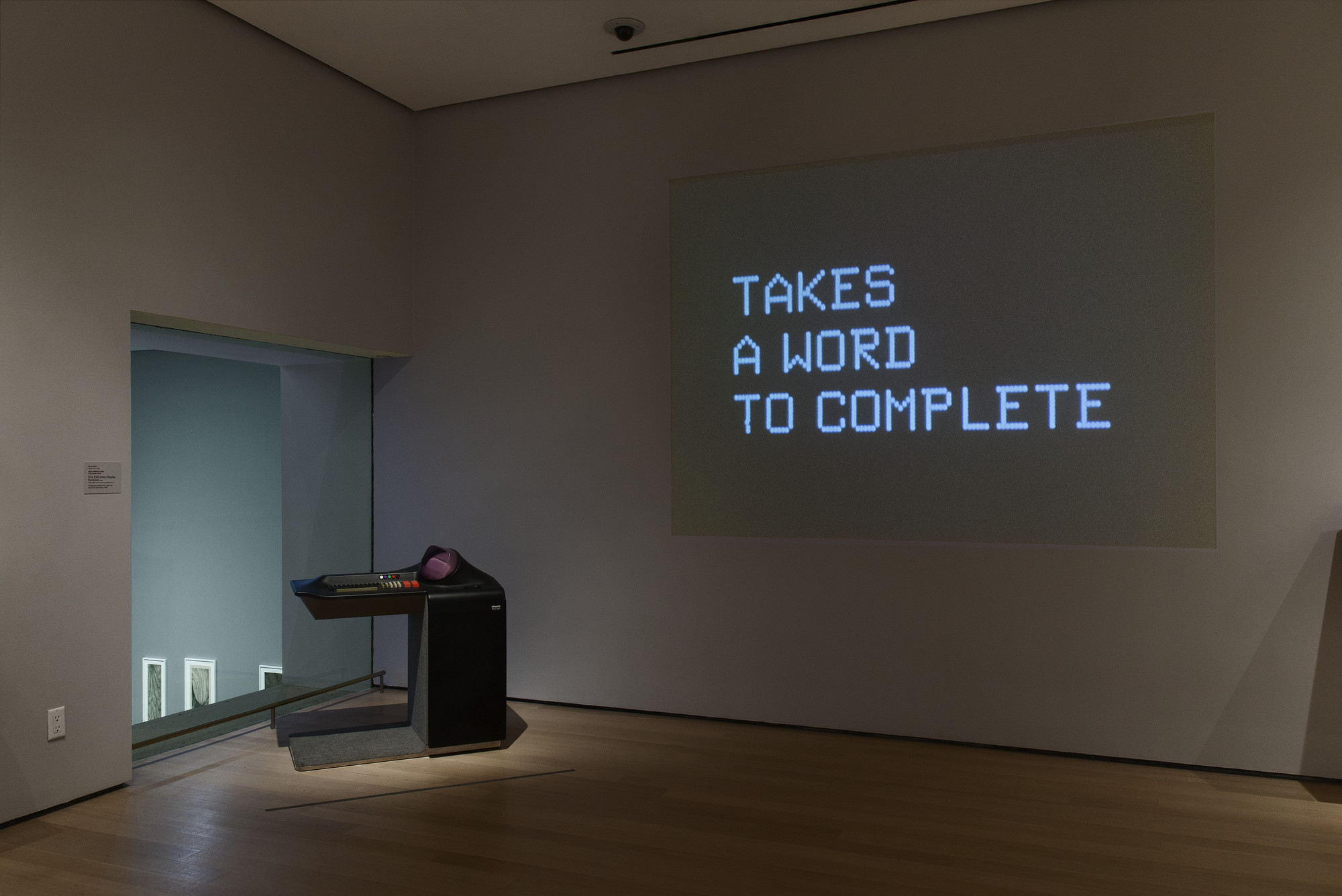 Installation view of the exhibition "Thinking Machines: Art and Design ...