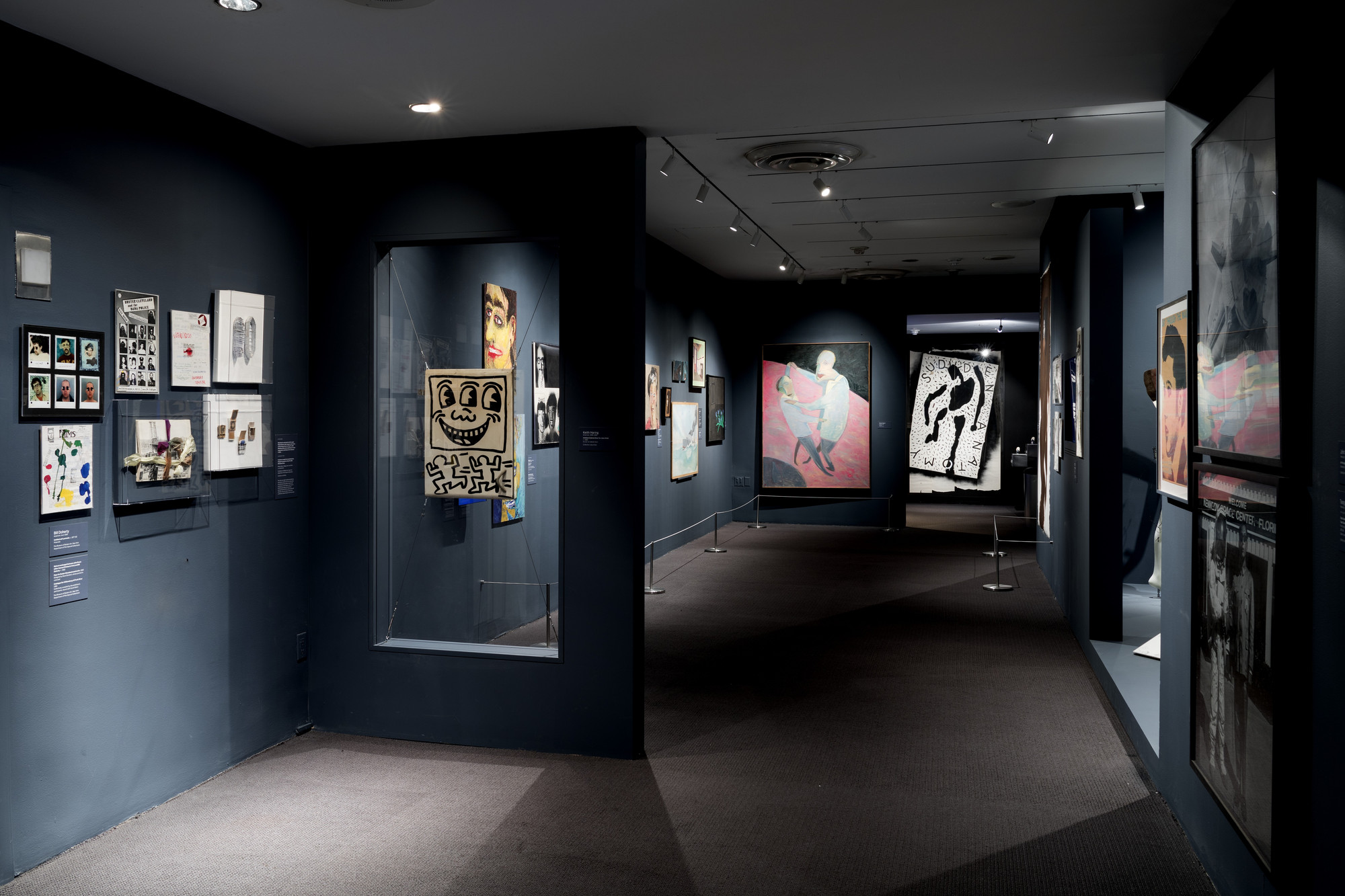 Installation view of the exhibition "Club 57: Film, Performance, and ...