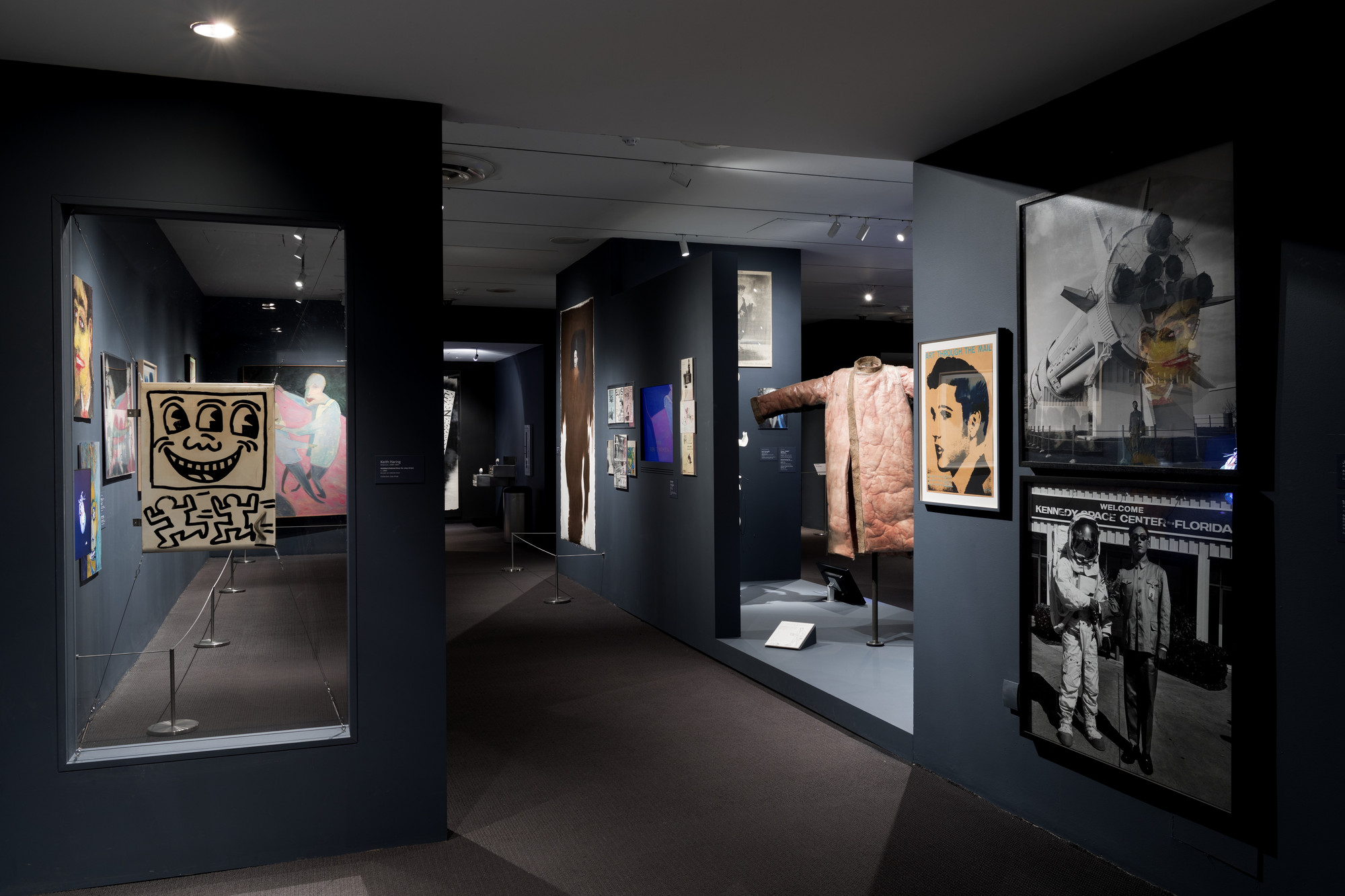 Installation view of the exhibition "Club 57: Film, Performance, and ...