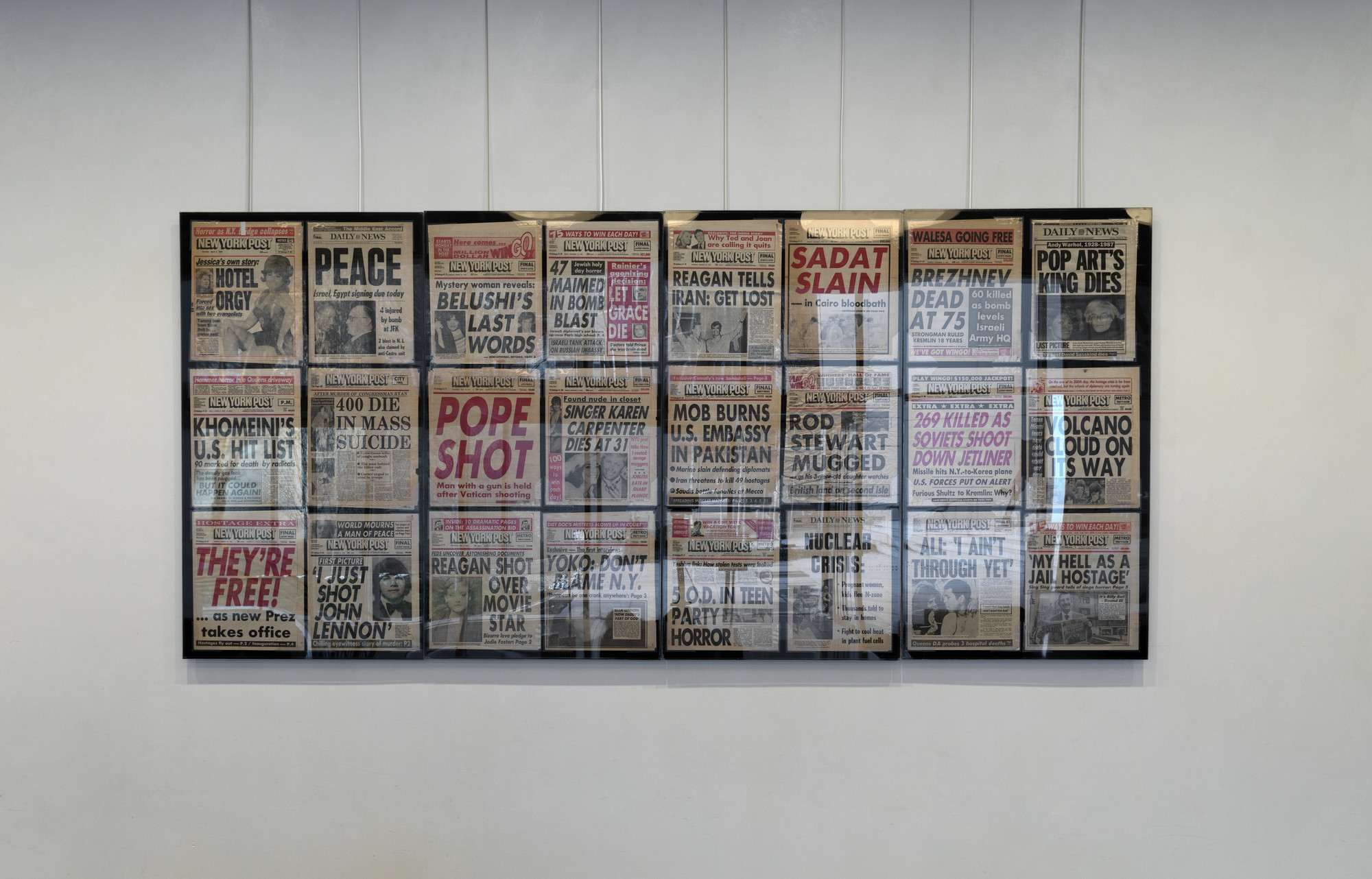 Installation view of the exhibition "Club 57: Film, Performance, and ...