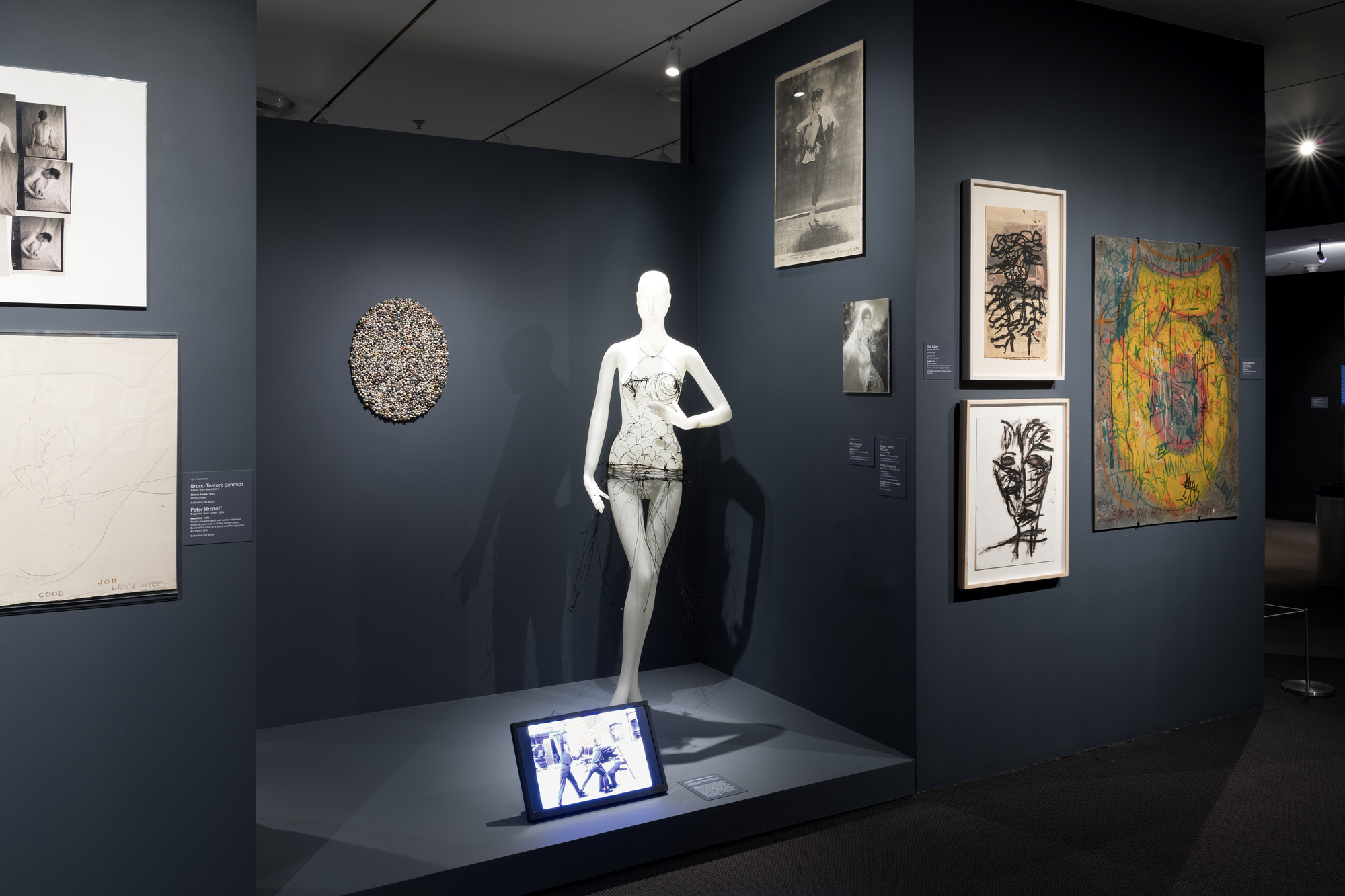 Installation view of the exhibition "Club 57: Film, Performance, and ...