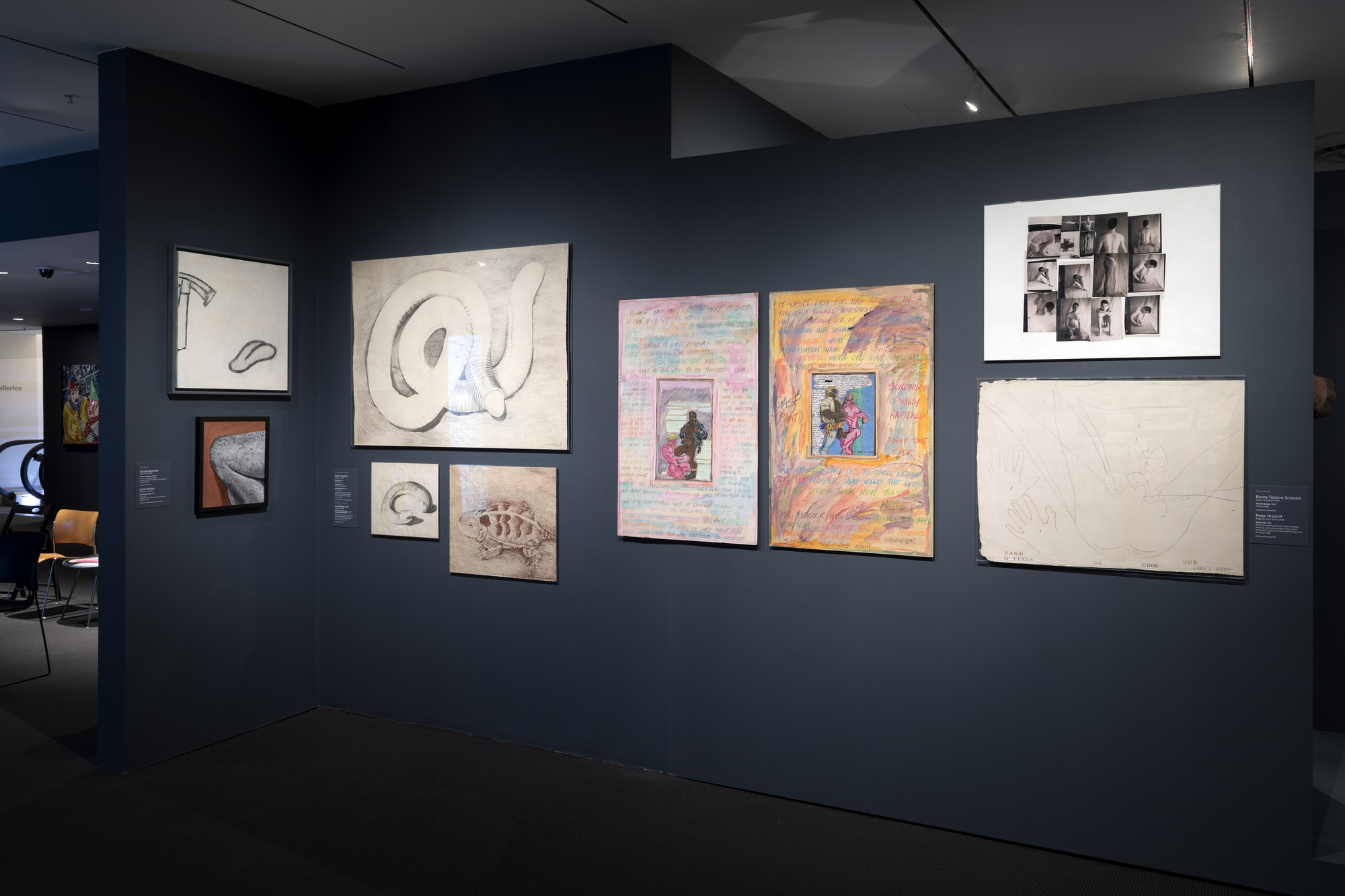 Installation view of the exhibition "Club 57: Film, Performance, and ...