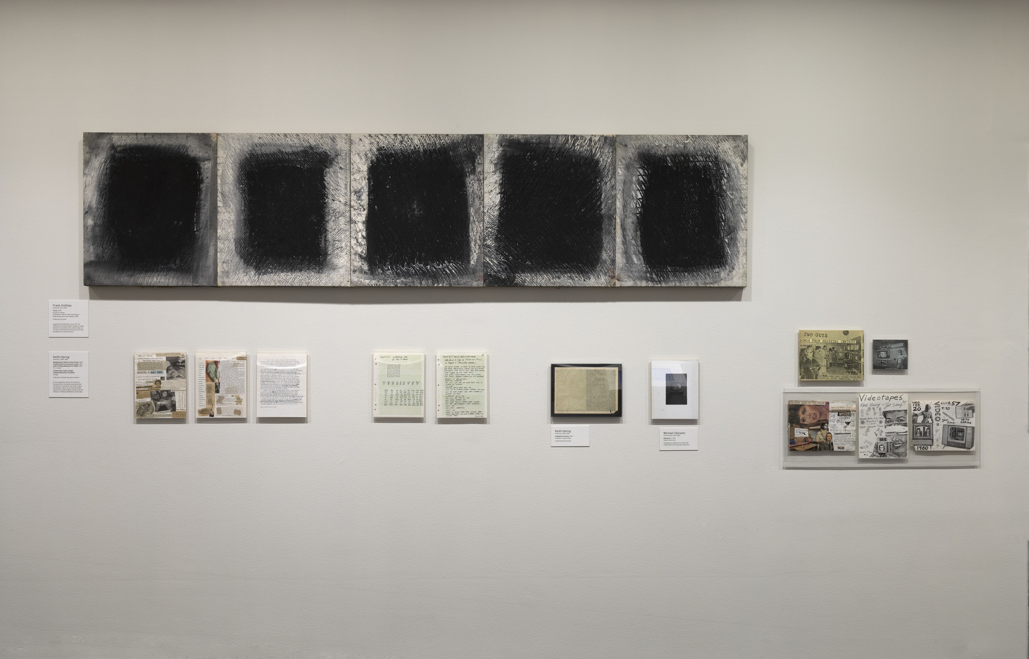 Installation view of the exhibition "Club 57: Film, Performance, and ...