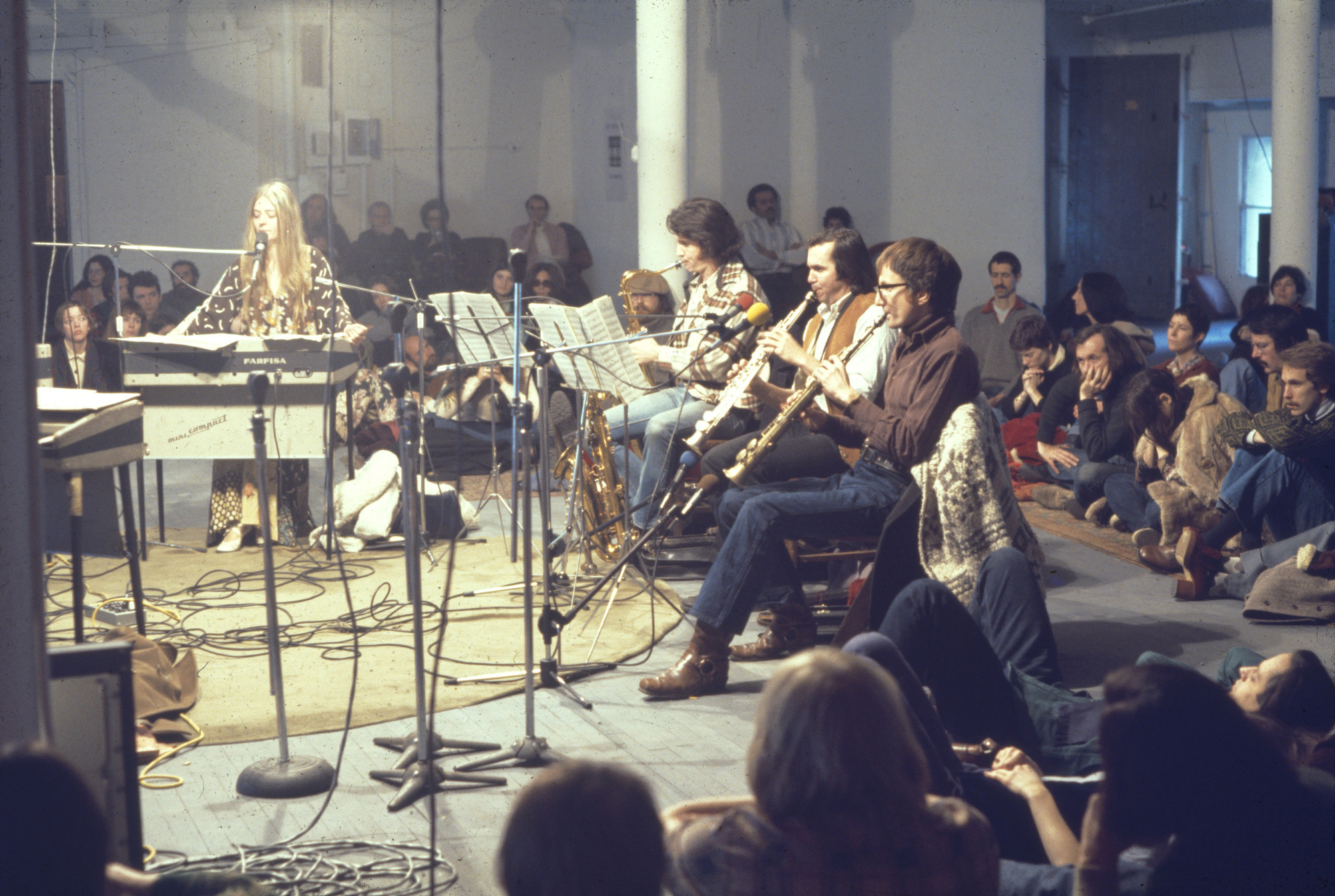 View of the performance "Philip Glass Ensemble: 'Music in Twelve Parts ...