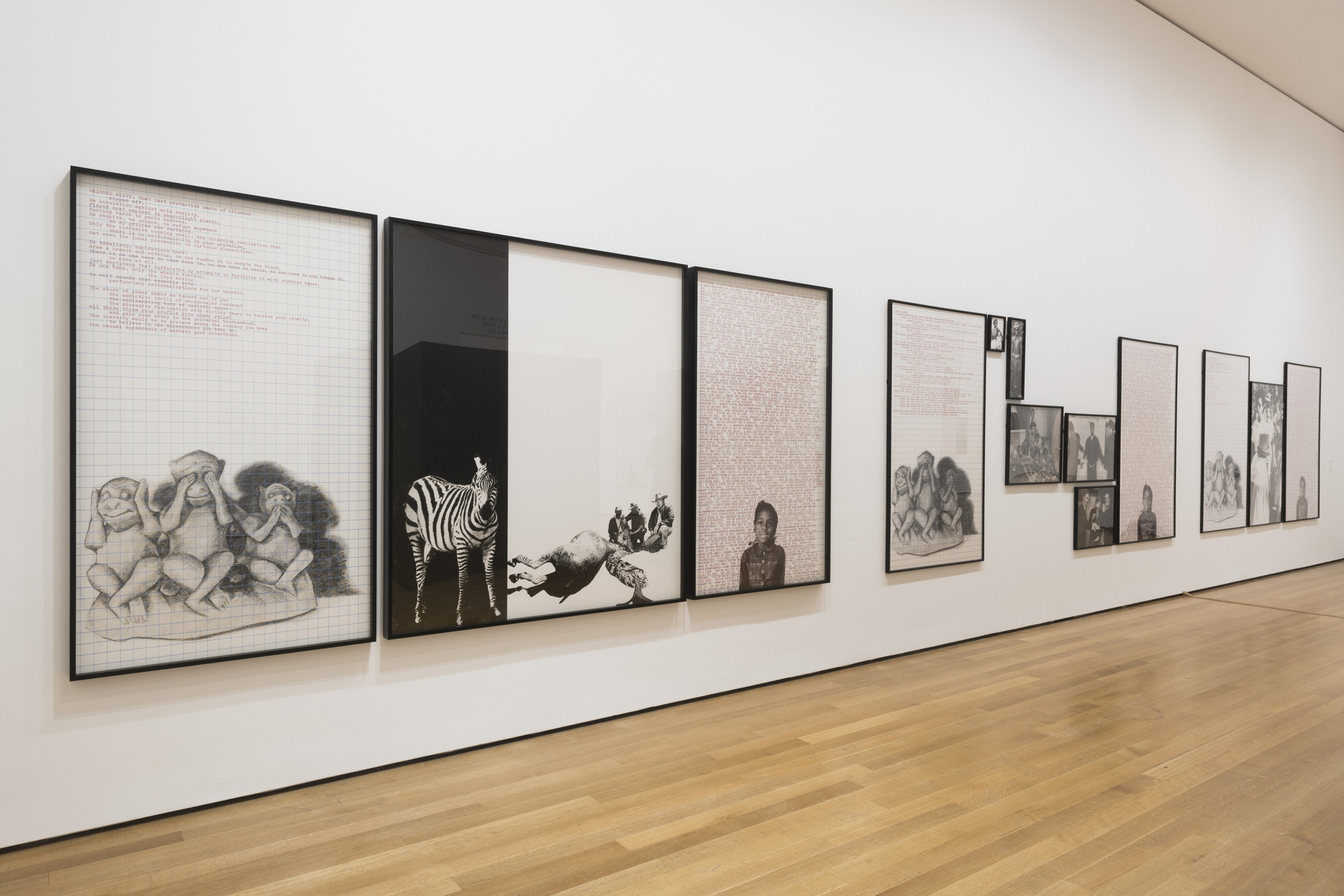 Installation view of the exhibition "Adrian Piper: A Synthesis of ...