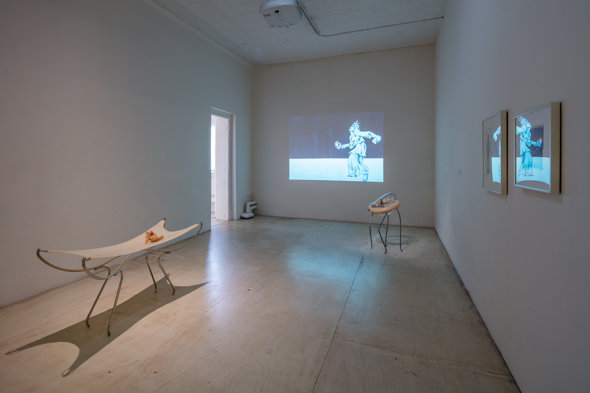 Installation view of the exhibition "Past Skin" | MoMA