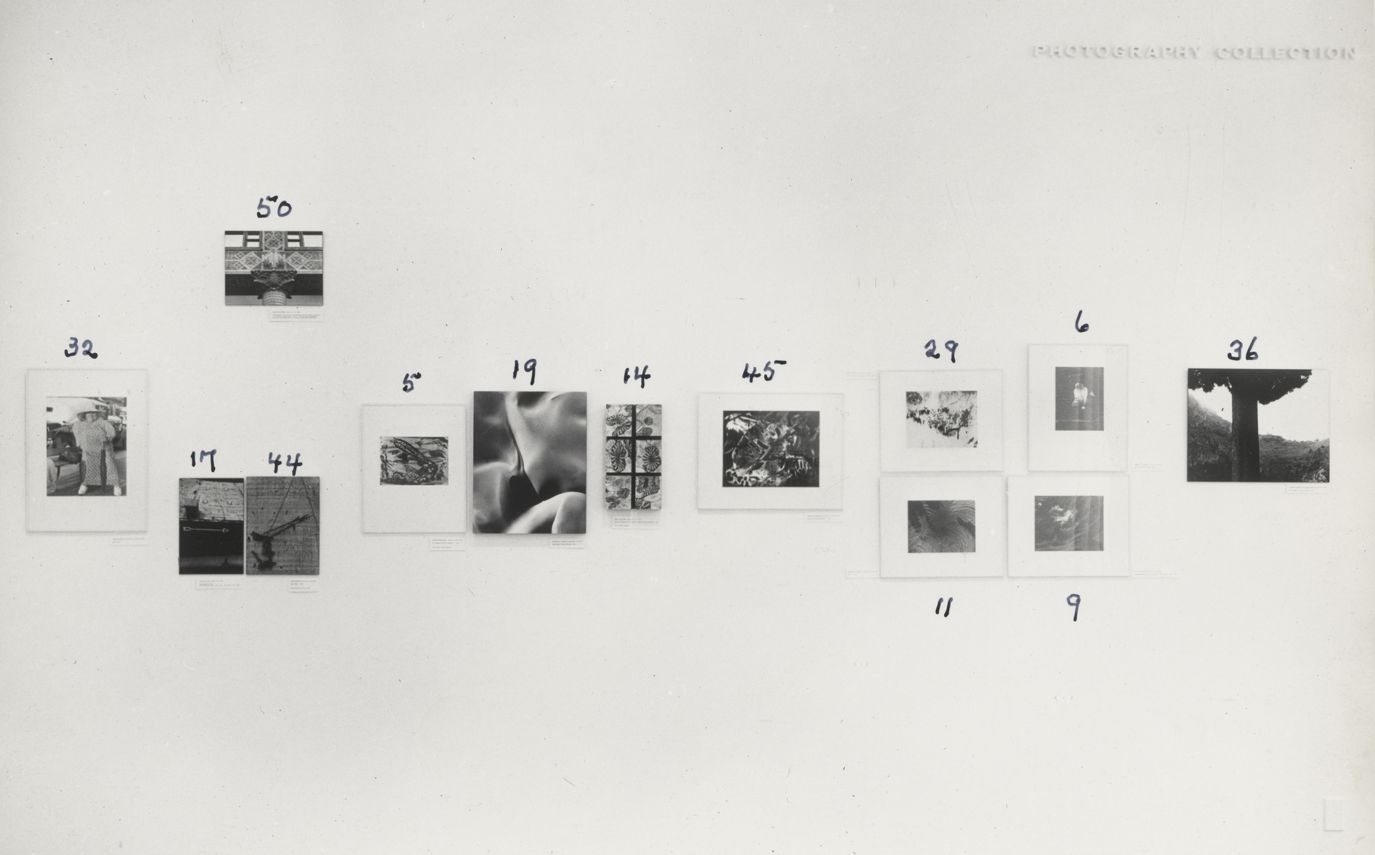 Installation view of the exhibition "50 Photographs by 50 Photographers ...