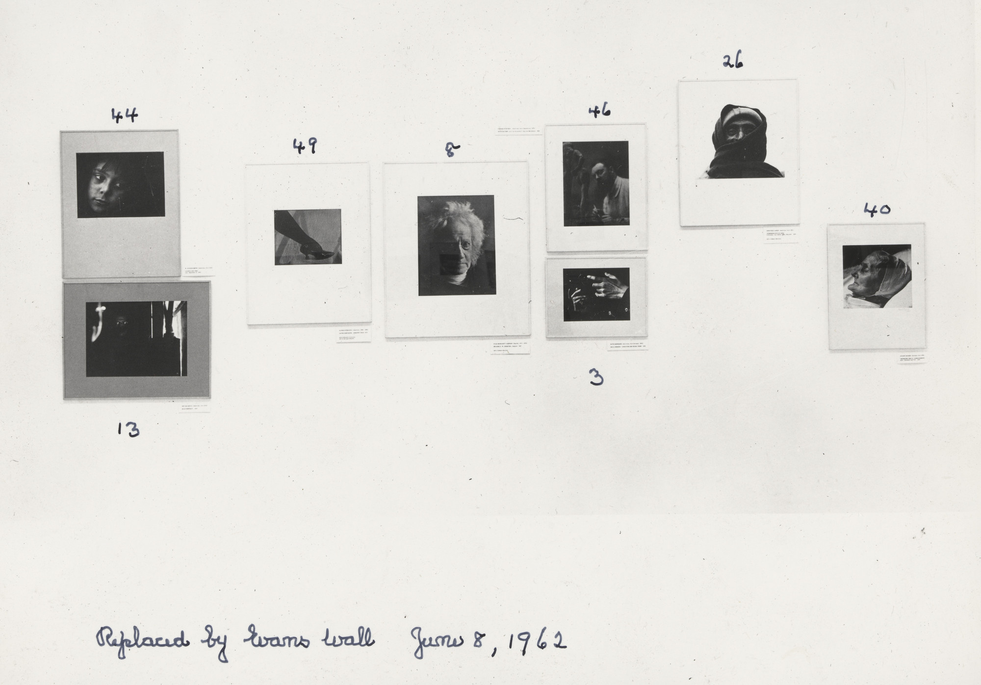 Installation view of the exhibition "50 Photographs by 50 Photographers ...