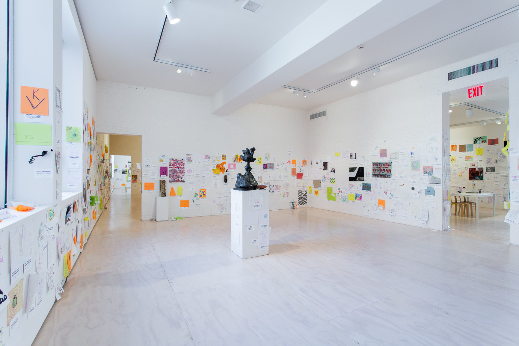 Installation view of the exhibition "Bob and Roberta Smith: Art Amnesty ...
