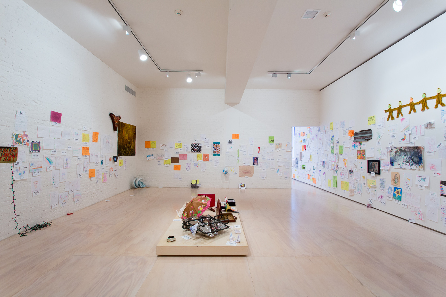 Installation view of the exhibition "Bob and Roberta Smith: Art Amnesty ...