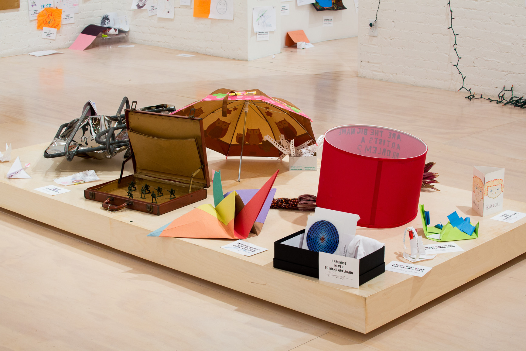 Installation view of the exhibition "Bob and Roberta Smith: Art Amnesty ...
