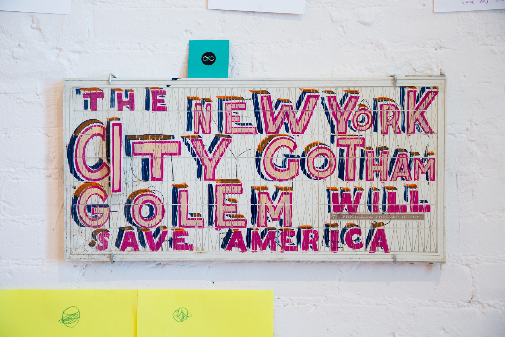 Installation view of the exhibition "Bob and Roberta Smith: Art Amnesty ...