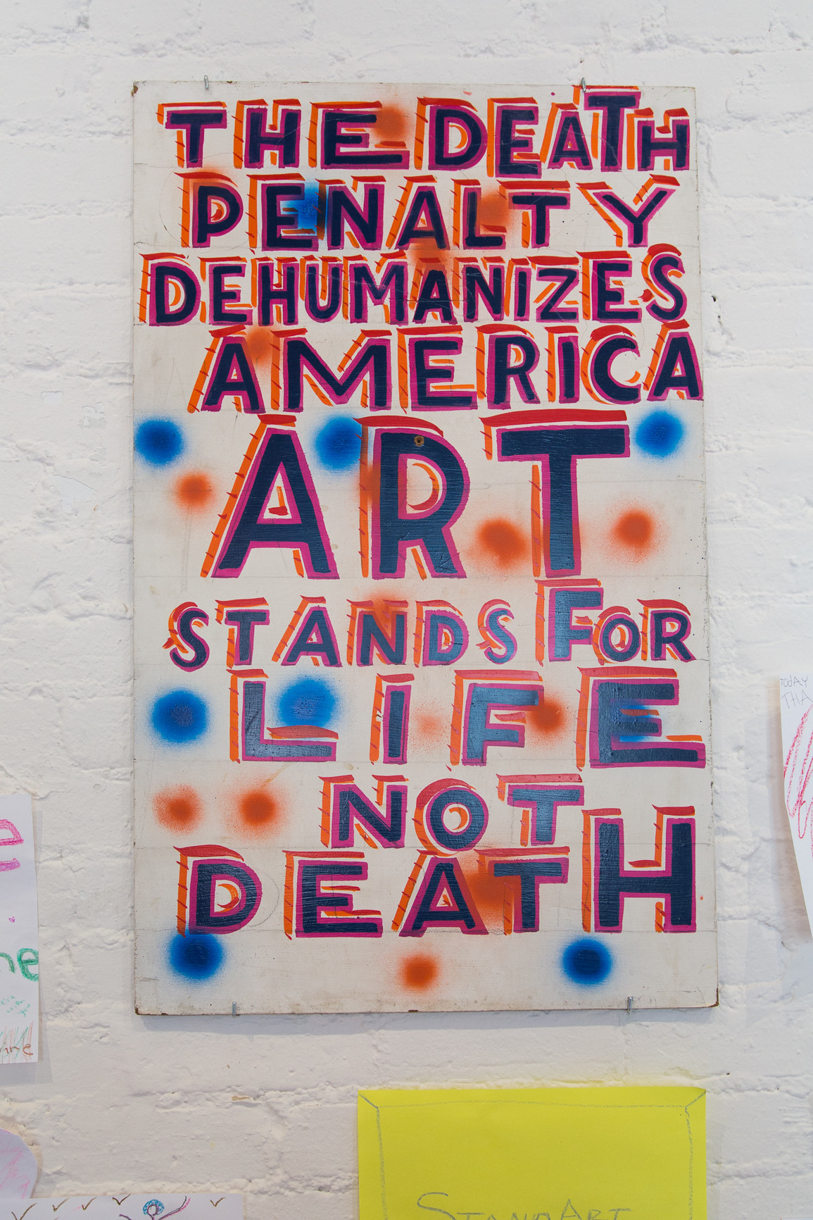 Installation view of the exhibition "Bob and Roberta Smith: Art Amnesty ...