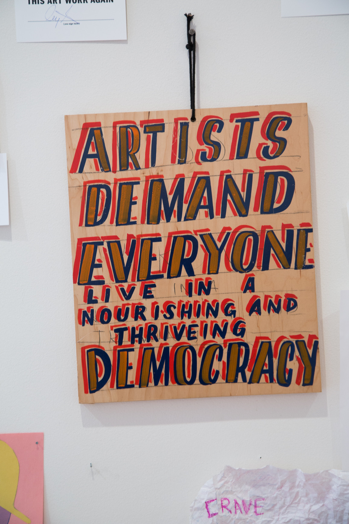 Installation view of the exhibition "Bob and Roberta Smith: Art Amnesty ...