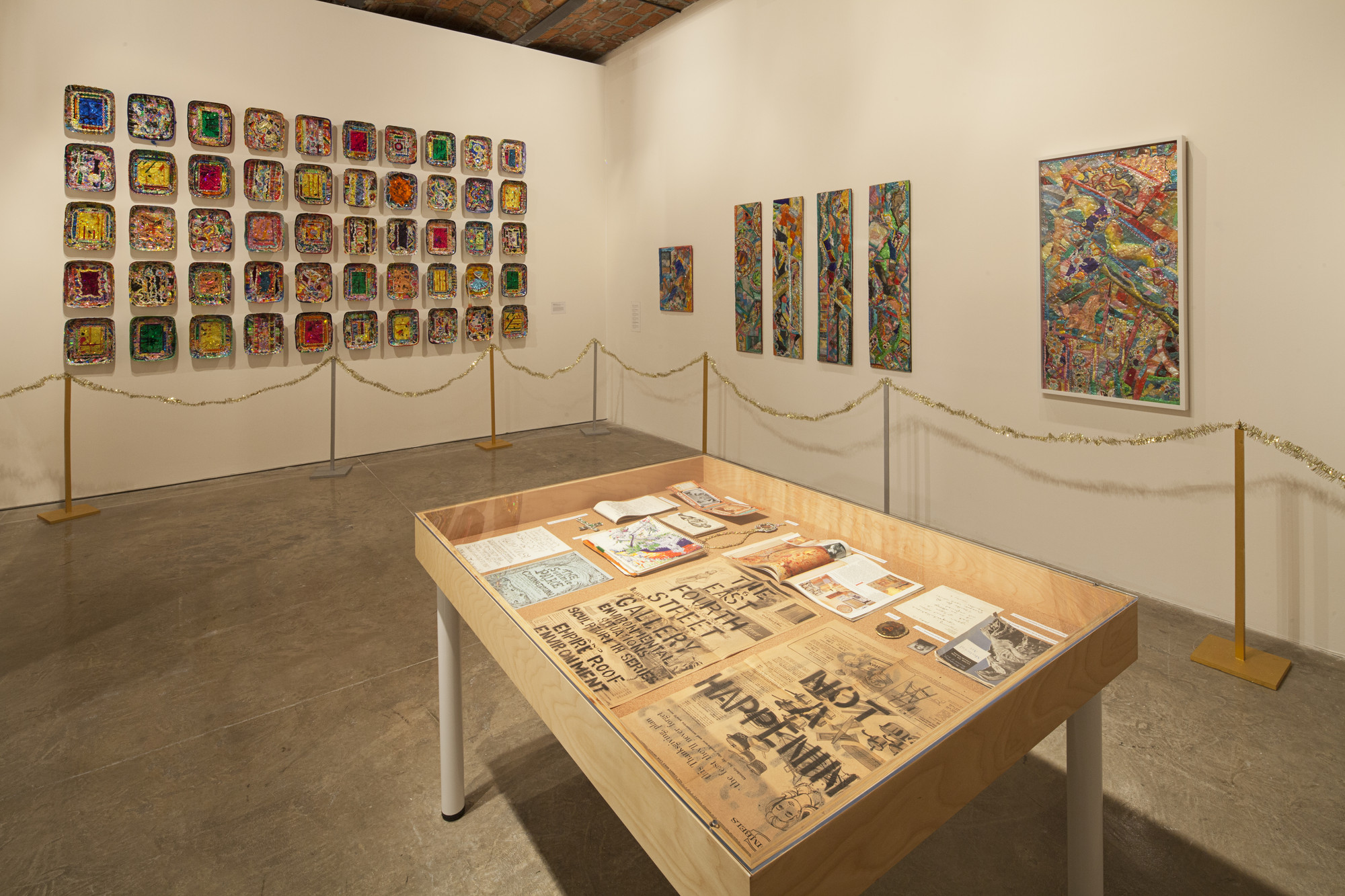 Installation view of the exhibition "Thomas Lanigan-Schmidt: Tender ...