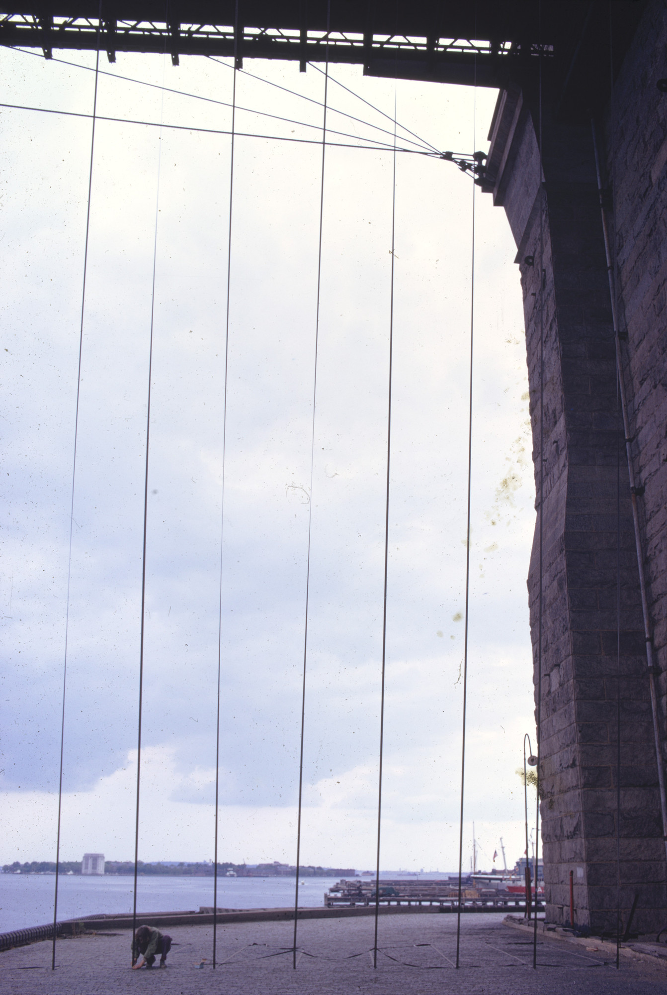 View of Dieter Froese's installation "Webbing Extension Piece" at the ...