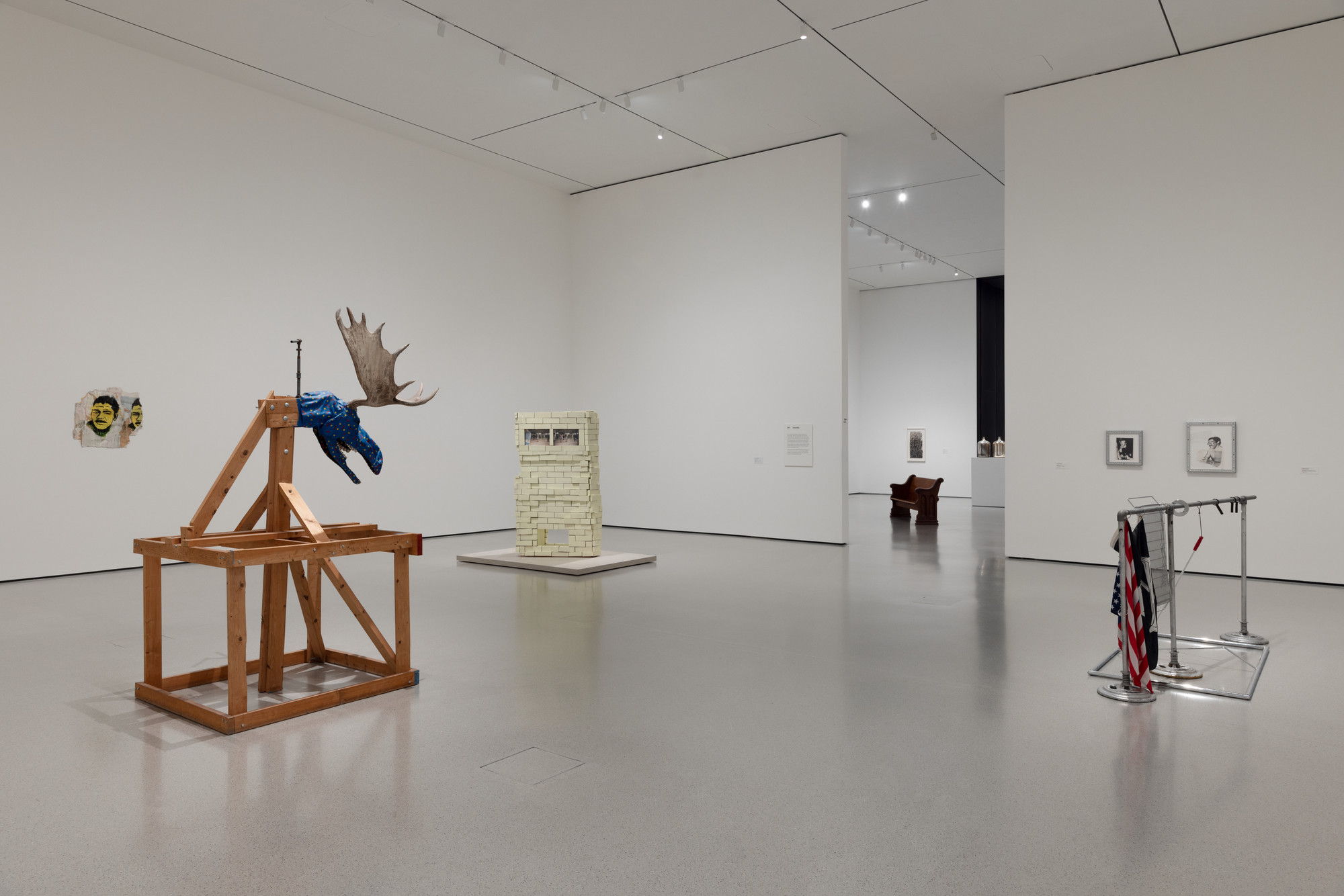Installation view of the gallery "Assembly" in the exhibition ...