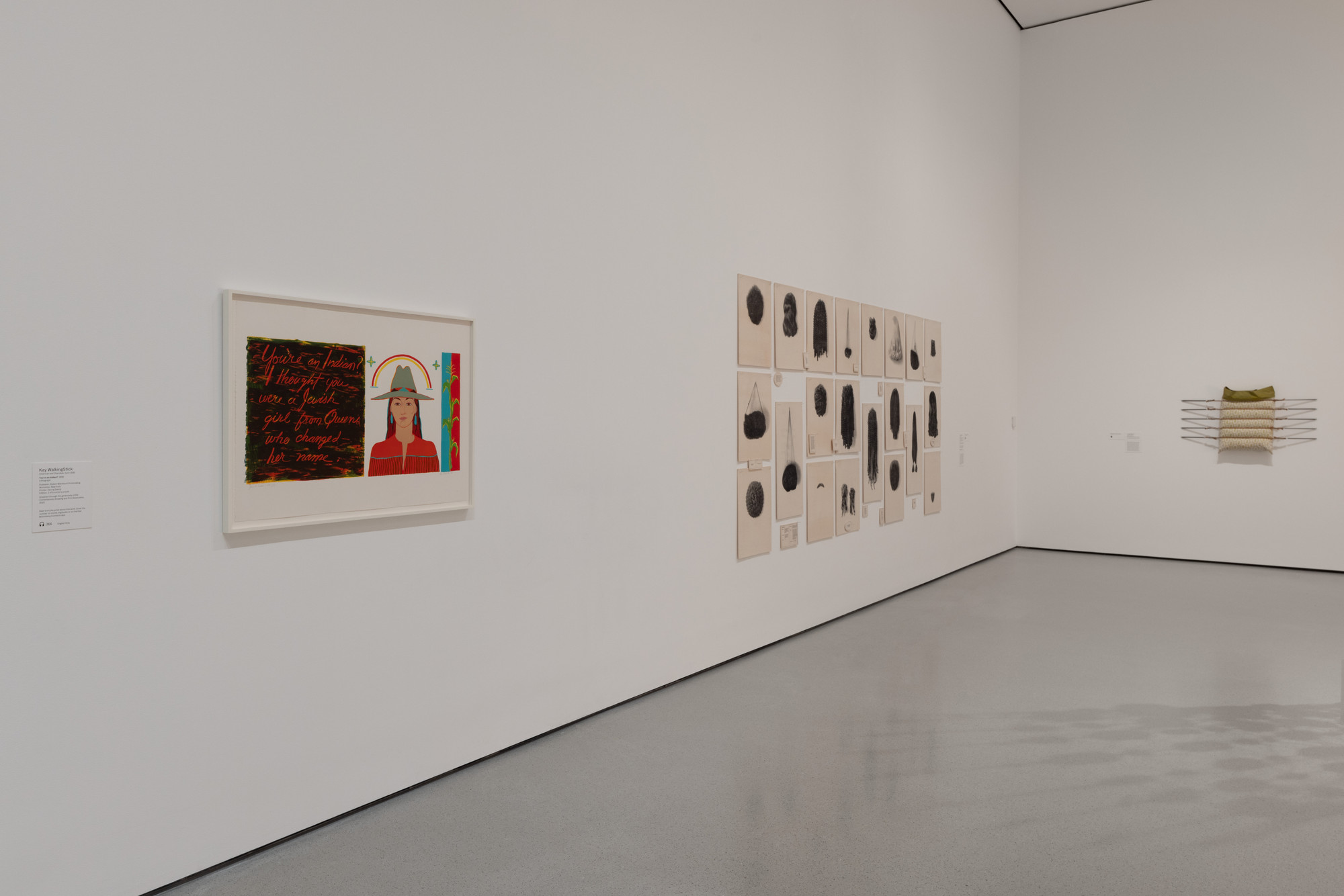 Installation view of the gallery "History into Being" in the exhibition ...