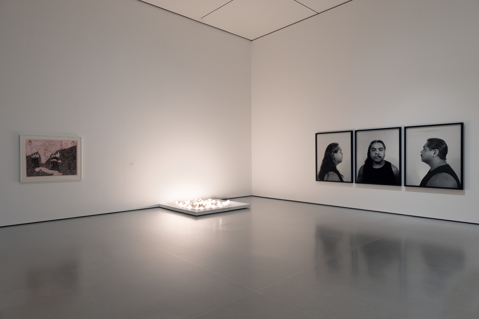 Installation view of the gallery "History into Being" in the exhibition ...