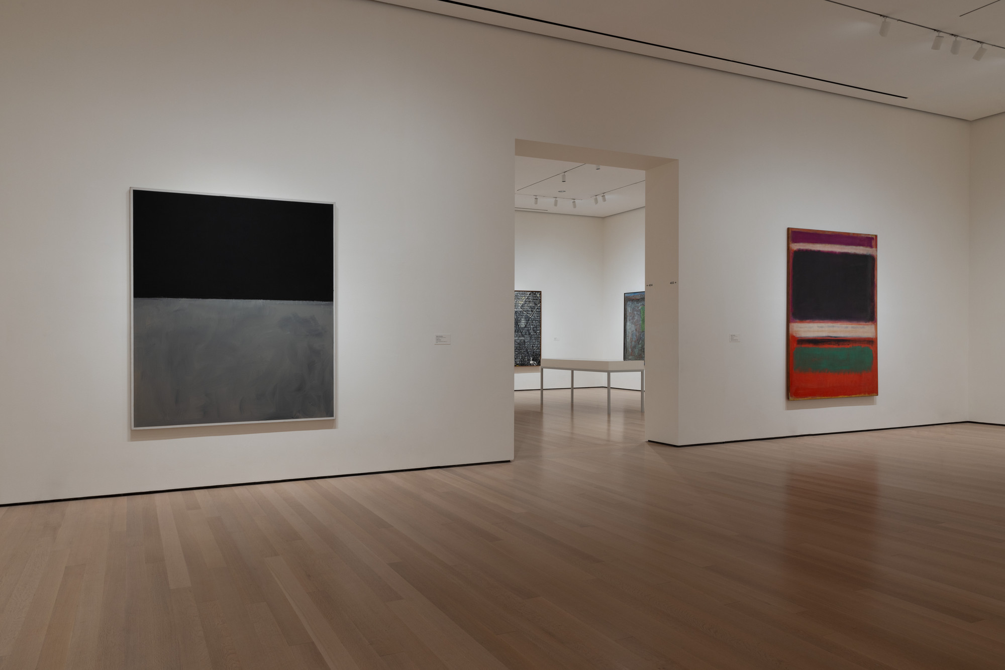 Installation view of the gallery “Mark Rothko” in the exhibition ...