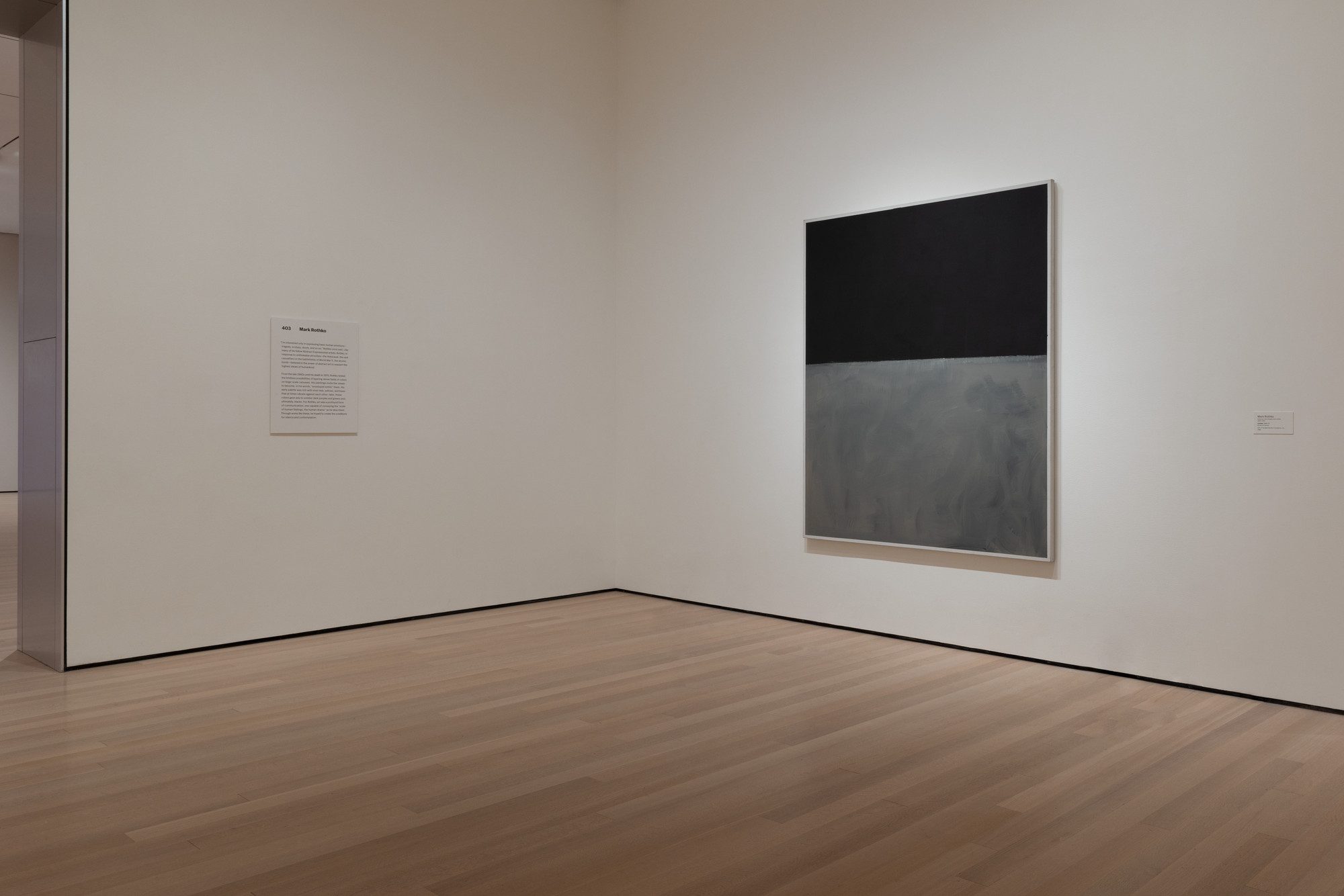 Installation view of the gallery “Mark Rothko” in the exhibition ...