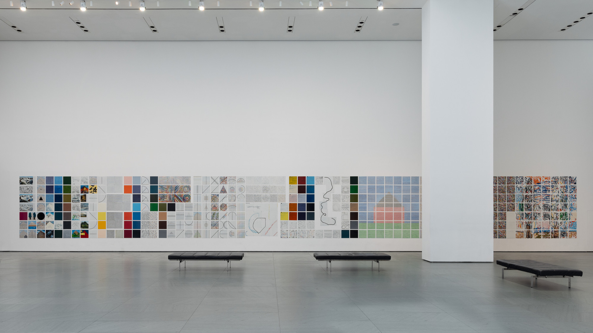 Installation view of the exhibition "Jennifer Bartlett: Rhapsody" | MoMA