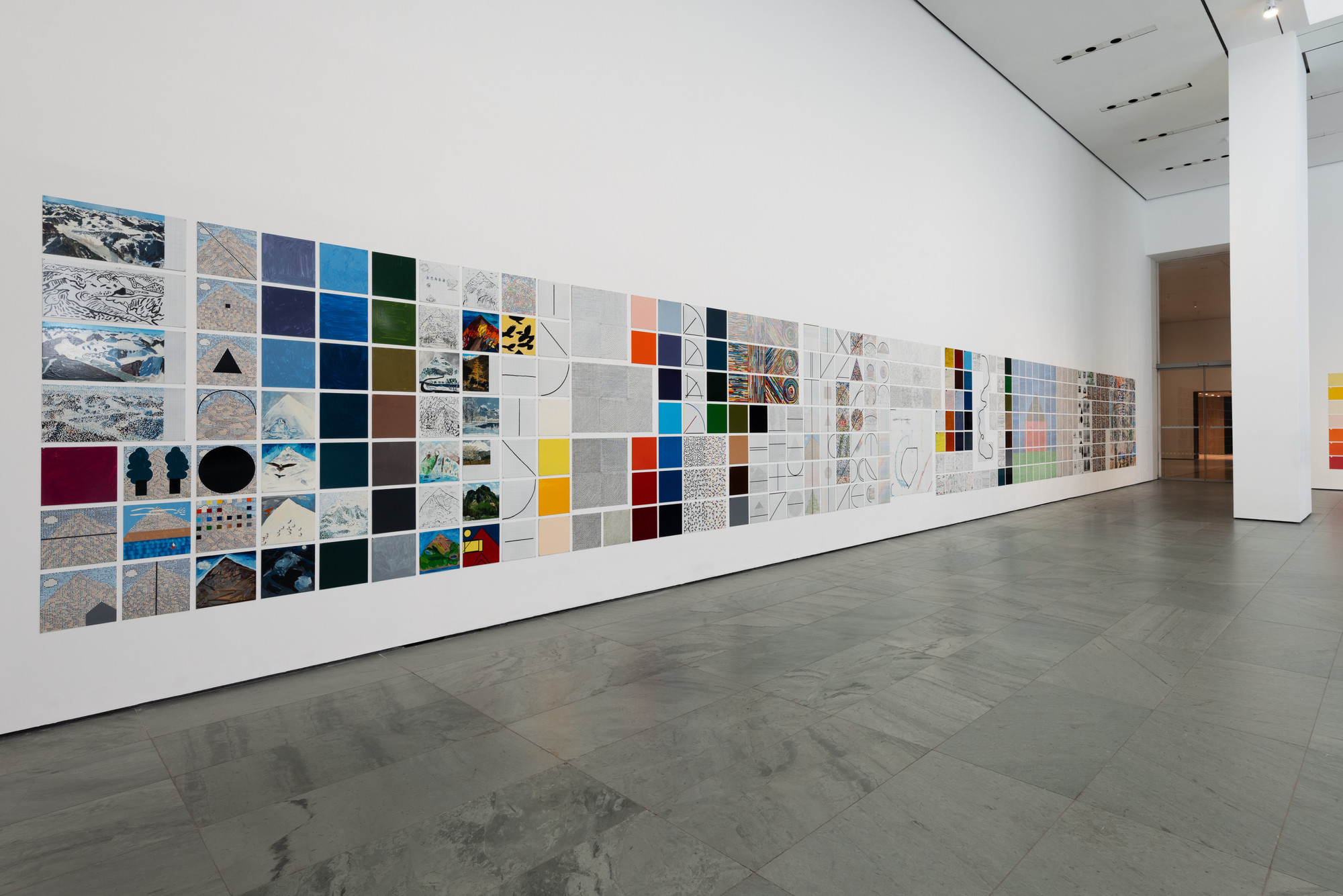 Installation view of the exhibition "Jennifer Bartlett: Rhapsody" | MoMA
