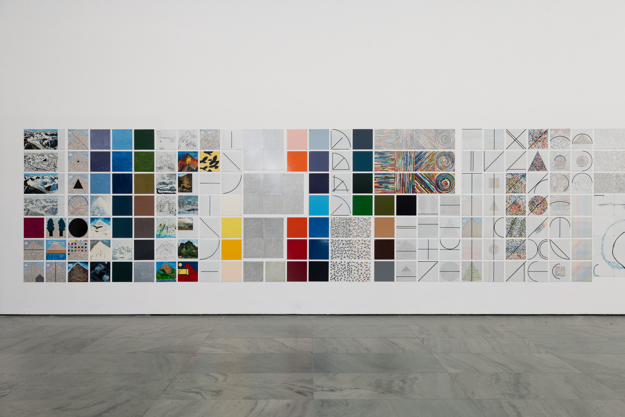 Installation view of the exhibition "Jennifer Bartlett: Rhapsody" | MoMA