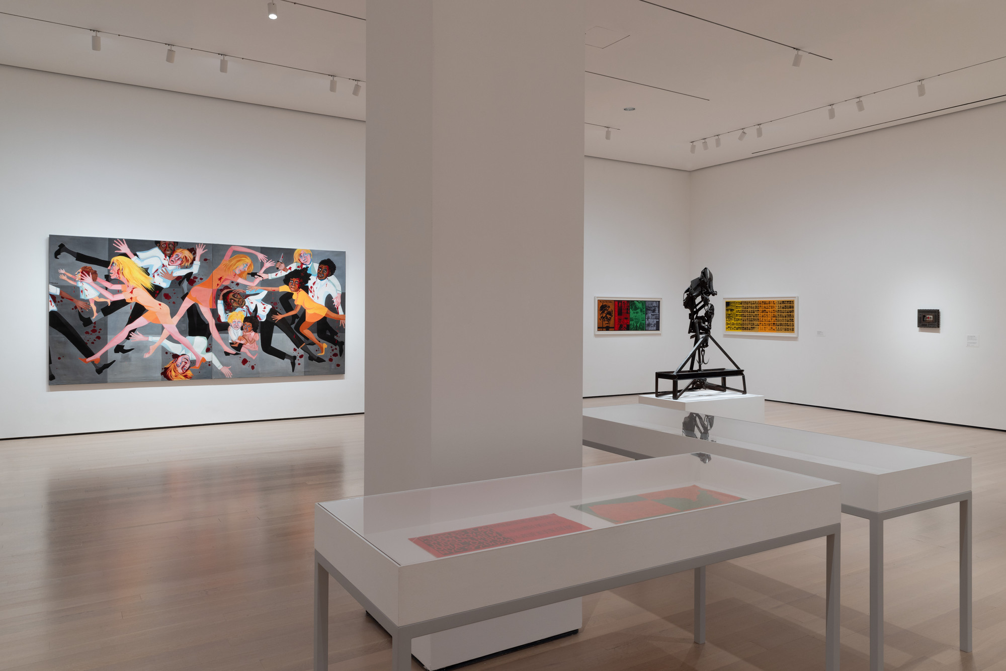 Installation view of the gallery "Divided States of America" in the ...
