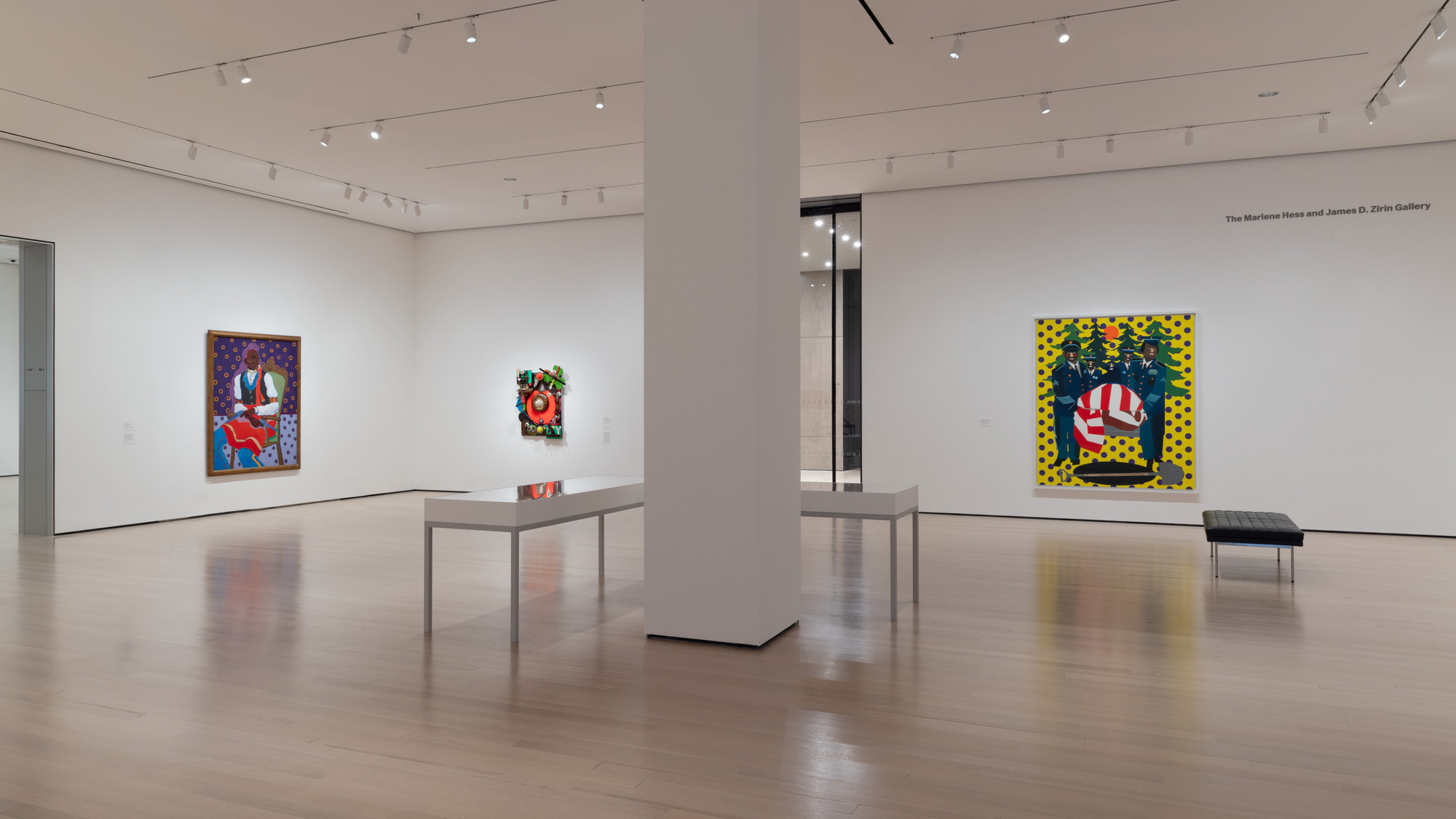 Installation view of the gallery "Divided States of America" in the ...
