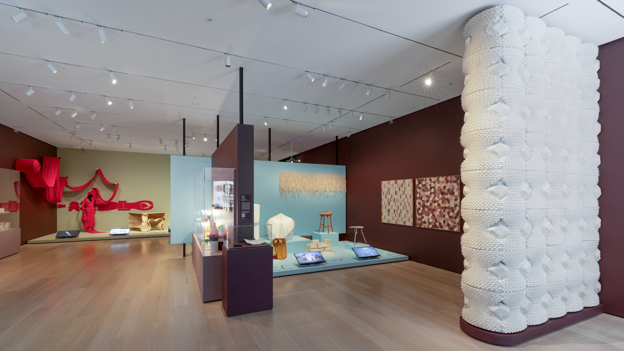 Installation view of the exhibition “Life Cycles: The Materials of ...