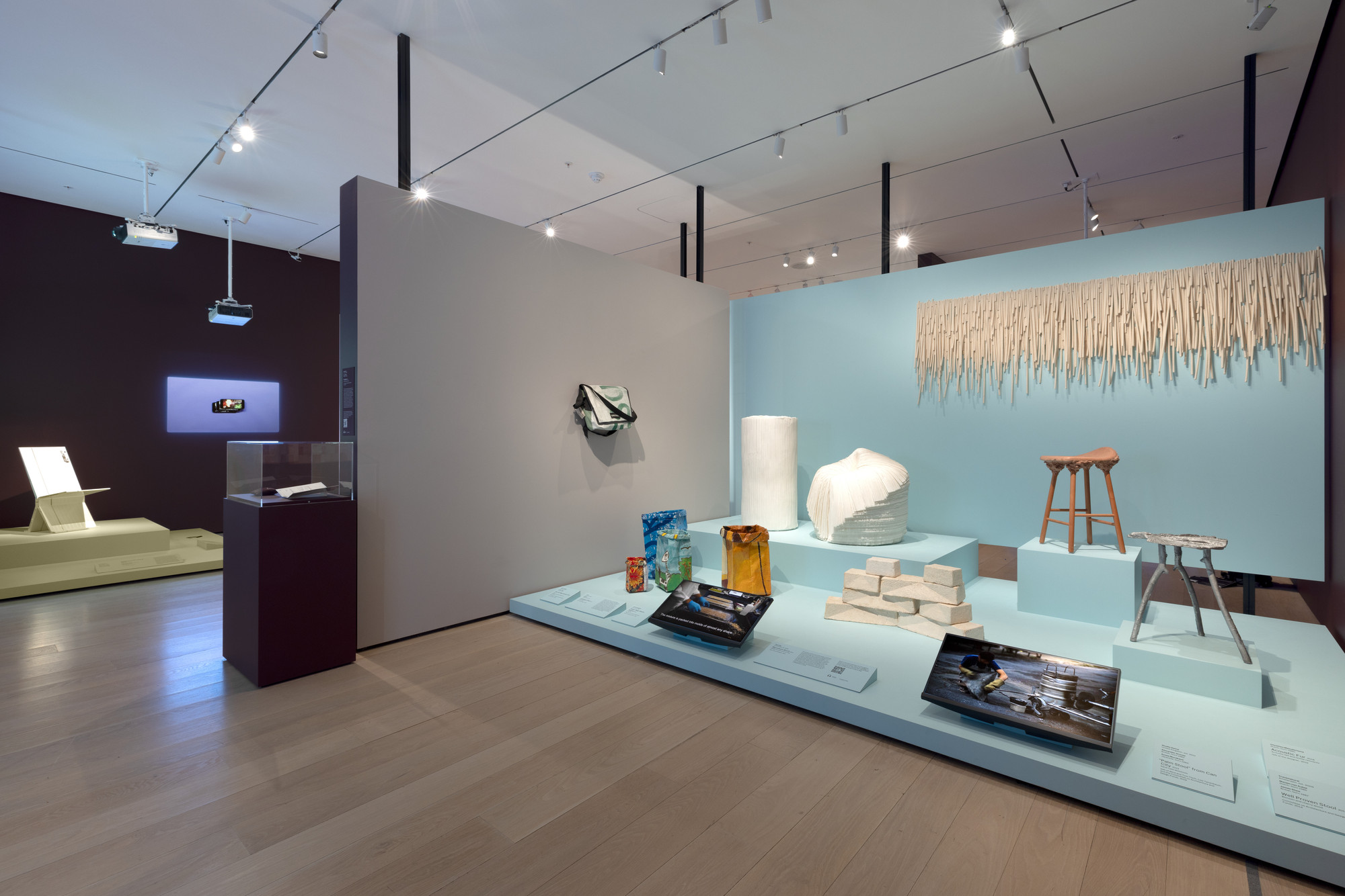 Installation view of the exhibition “Life Cycles: The Materials of ...