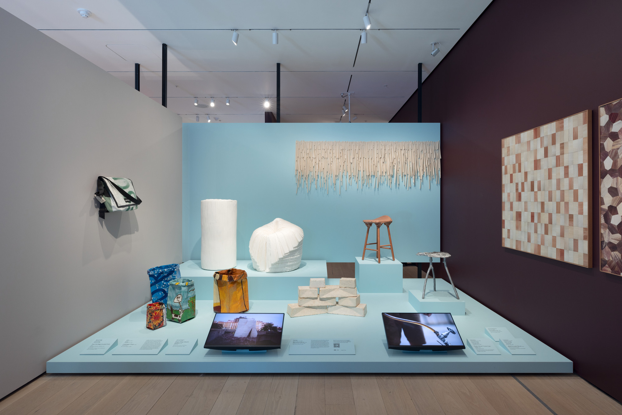 Installation view of the exhibition “Life Cycles: The Materials of ...