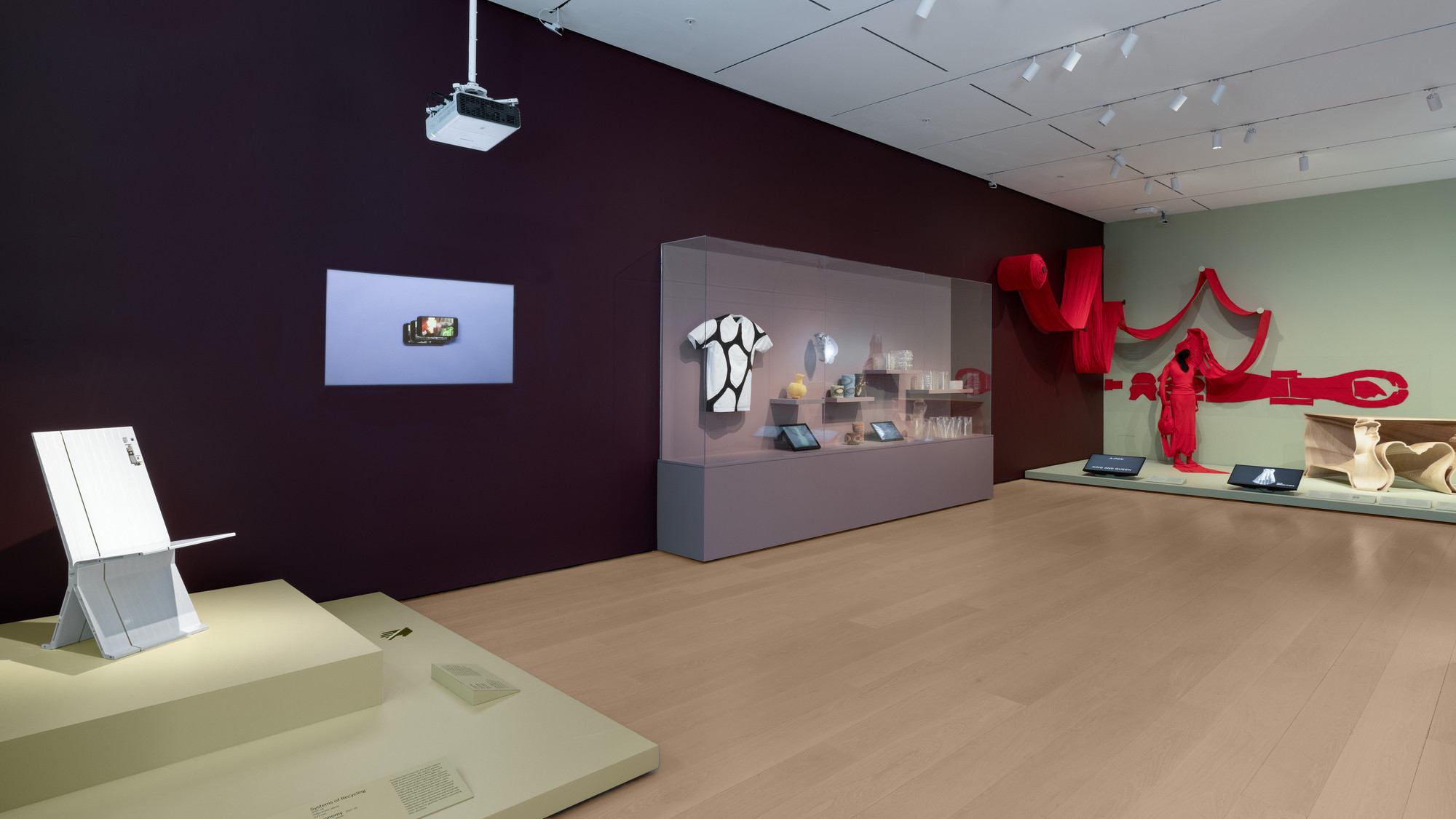 Installation view of the exhibition “Life Cycles: The Materials of ...