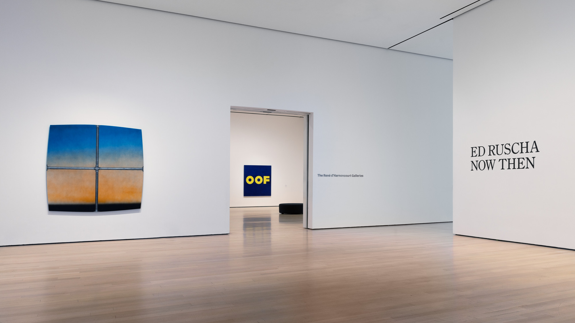 Installation view of the exhibition “ED RUSCHA / NOW THEN" | MoMA