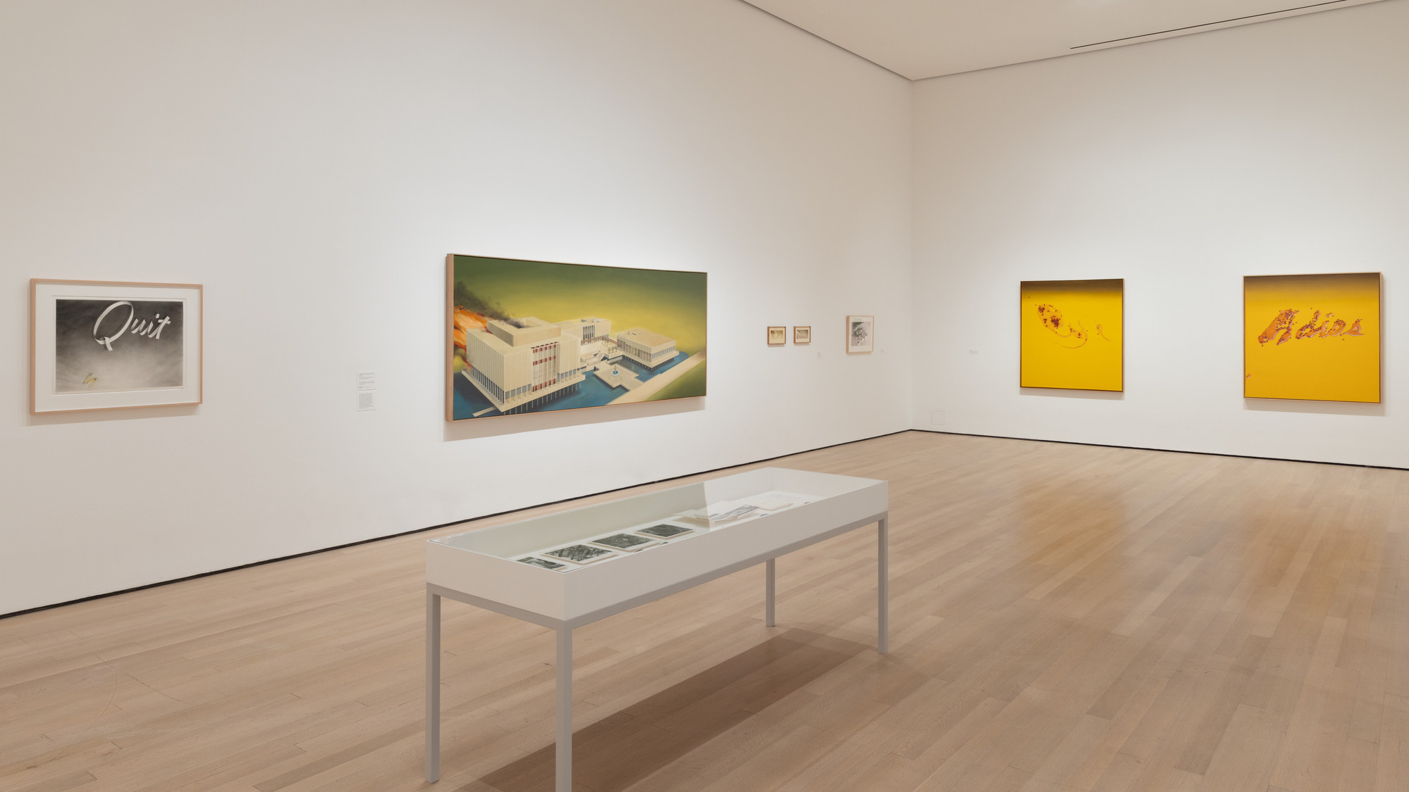 Installation view of the exhibition “ED RUSCHA / NOW THEN" | MoMA